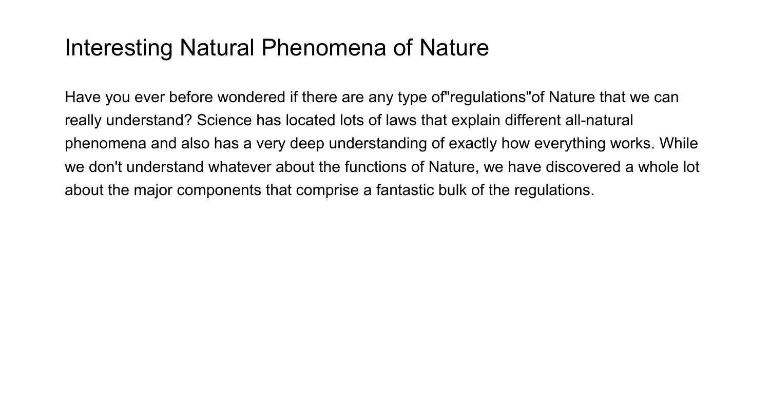 Fascinating Natural Phenomena of Natureidjfl.pdf.pdf | DocDroid