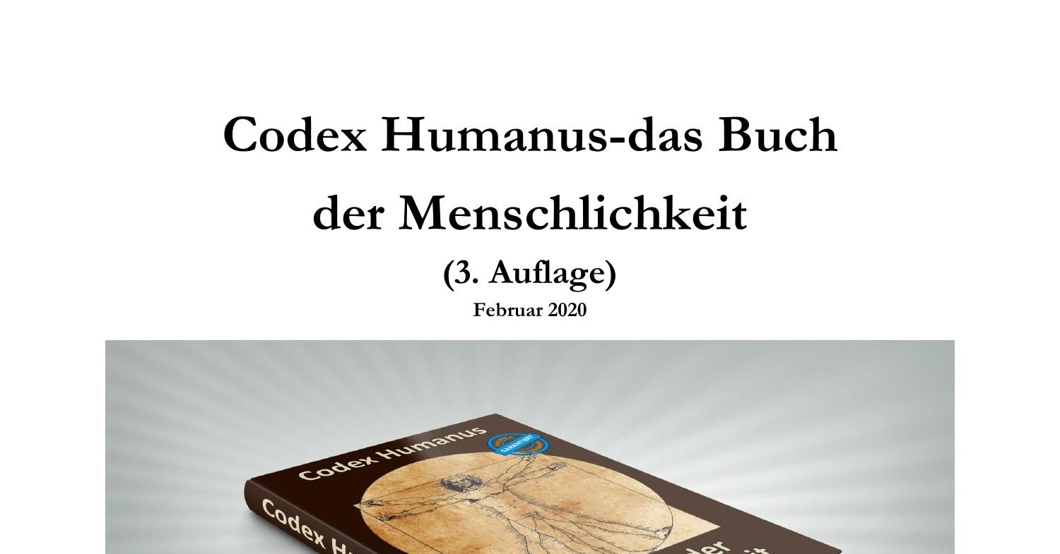 Codex Humanus - Das Buch der Menschlichkeit Band 3.pdf | DocDroid