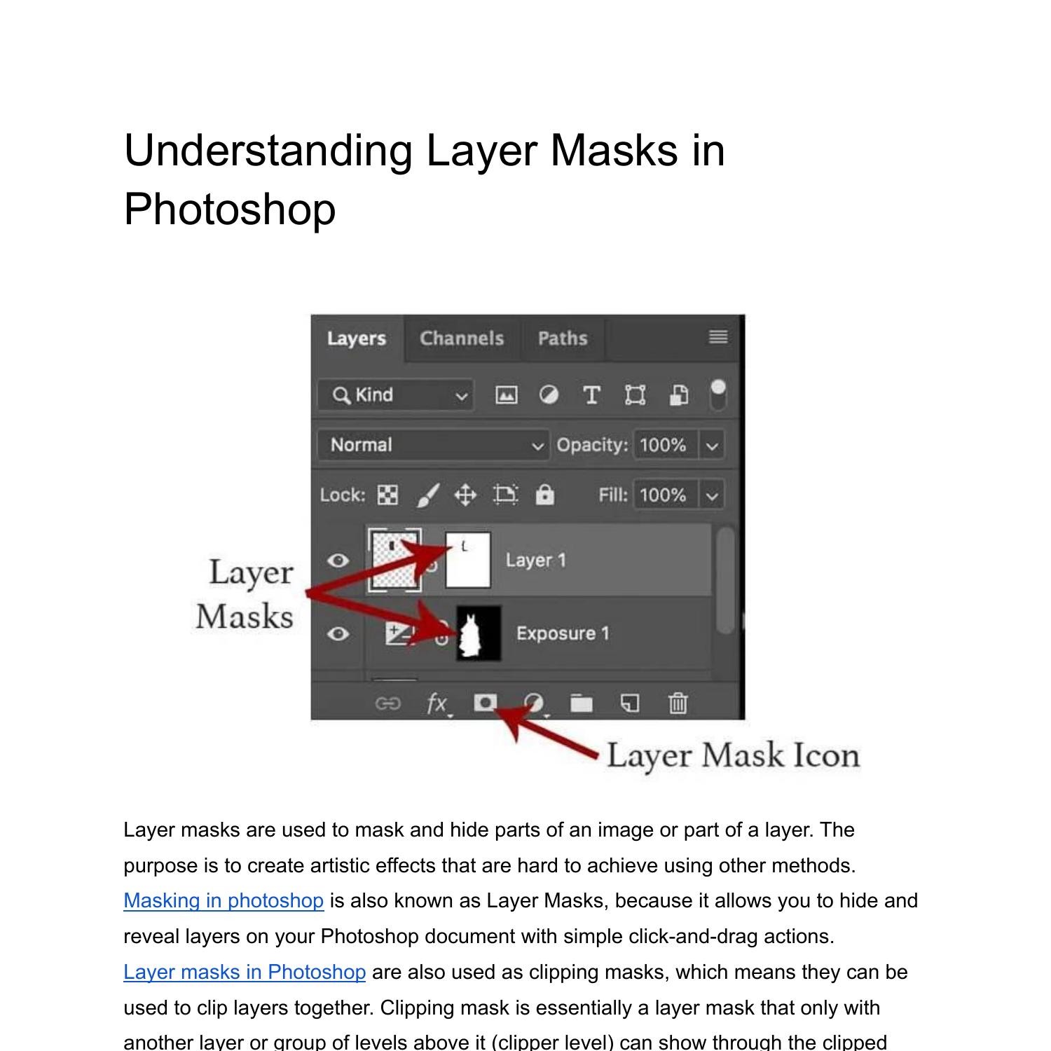 Learn How To Layer Masking in Photoshop Simple Way.pdf | DocDroid