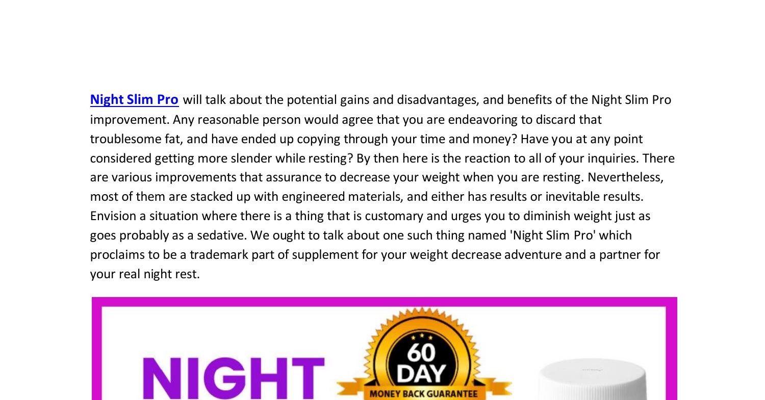Night Slim Pro Shark Tank Diets Pills Reviews.pdf | DocDroid