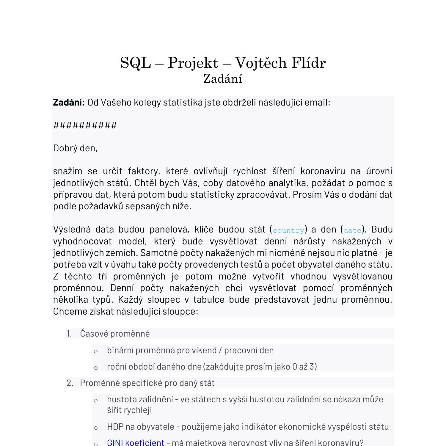 SQL Projekt - Vojtěch Flídr.pdf | DocDroid