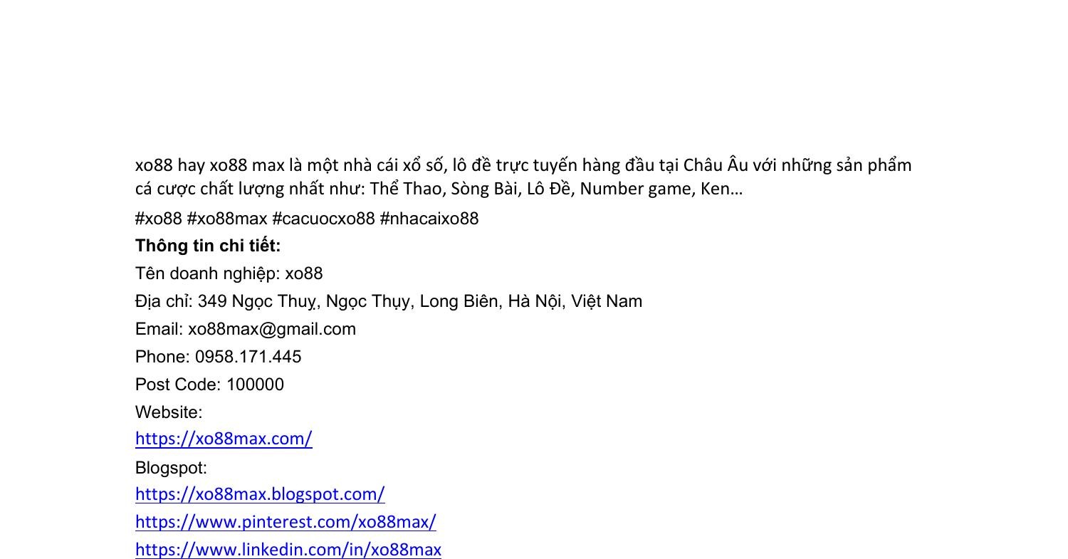 xo88 max.docx | DocDroid