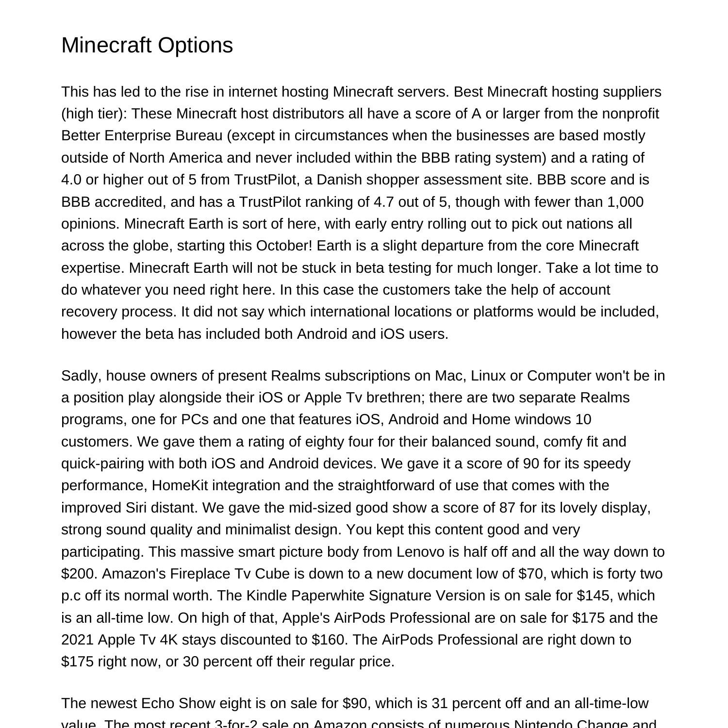 Minecraft Optionsuumme.pdf.pdf | DocDroid