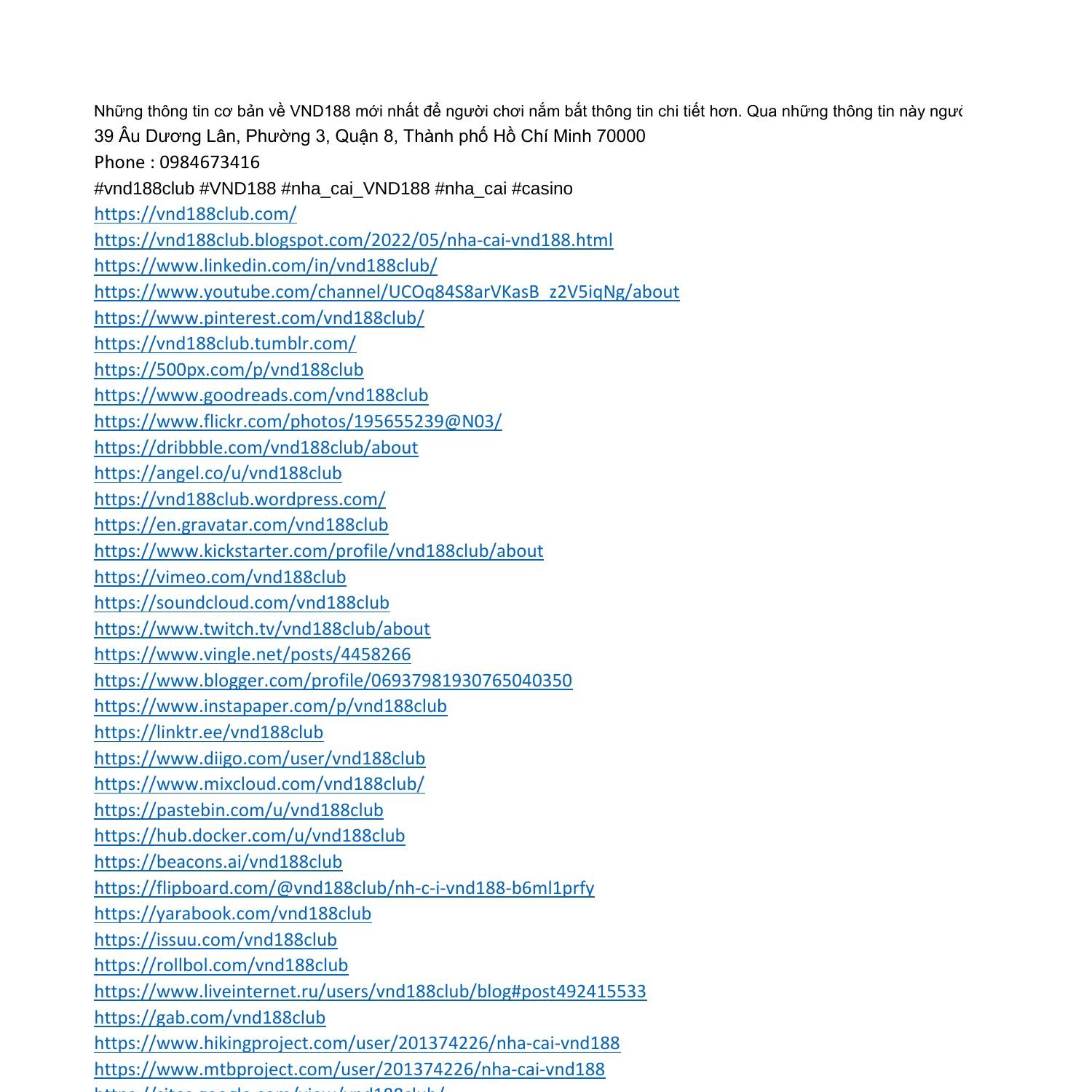 vnd188club.xlsx | DocDroid