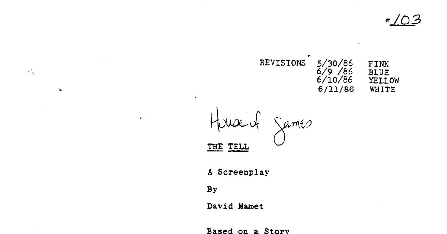 HOUSE OF GAMES - David Mamet.pdf | DocDroid