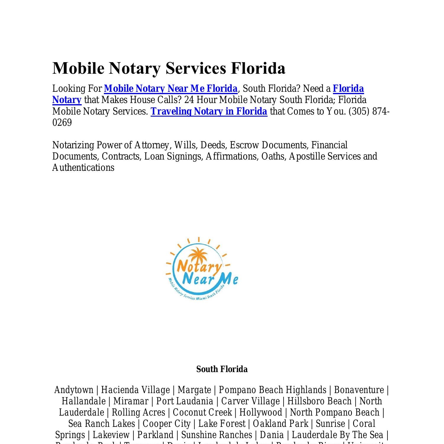 Mobile Notary Services Florida - Word.pdf | DocDroid
