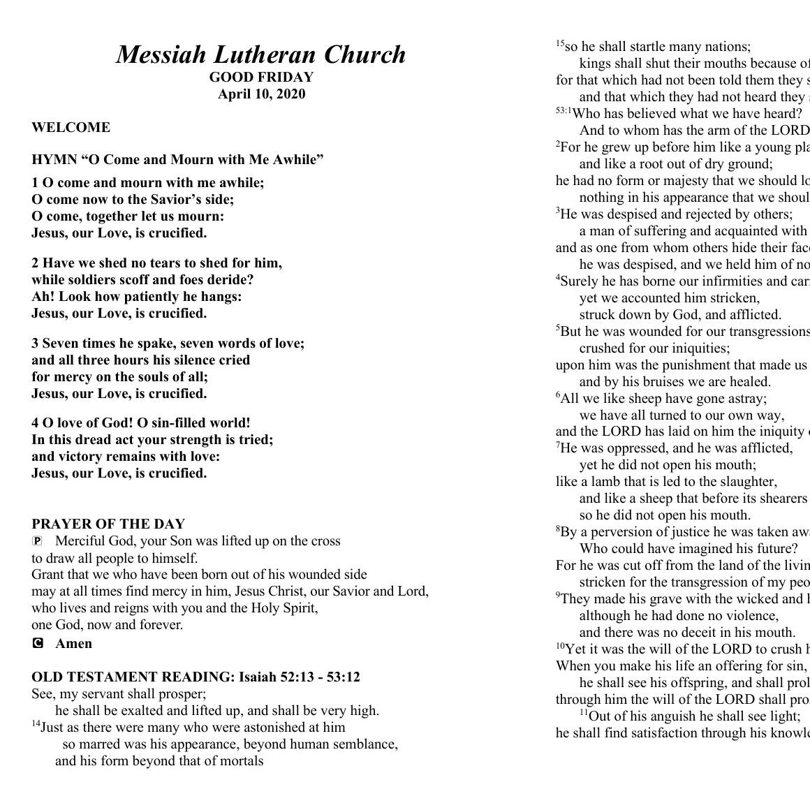 Messiah Lutheran Church Good Friday 2020 Order of Worship.pdf | DocDroid
