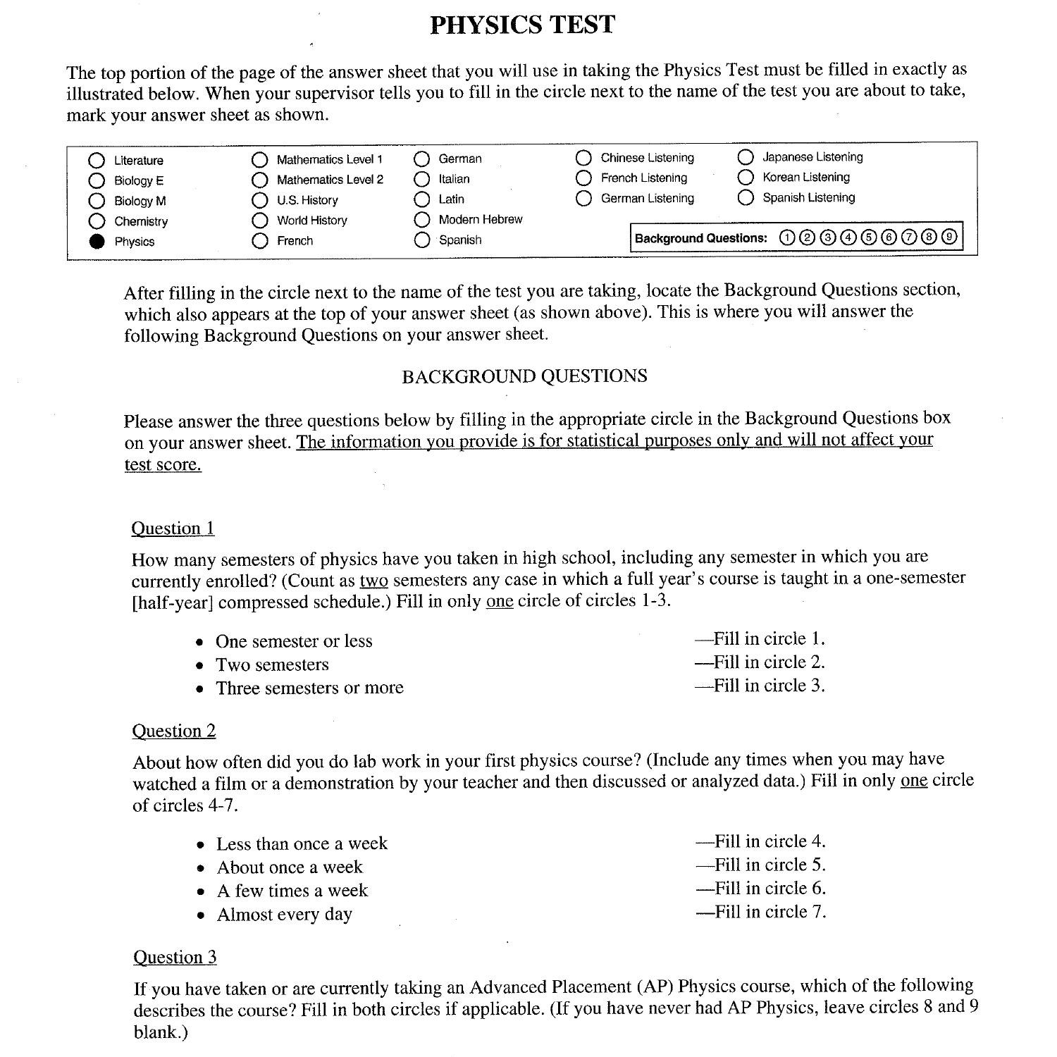 Physics SAT II #3.pdf | DocDroid