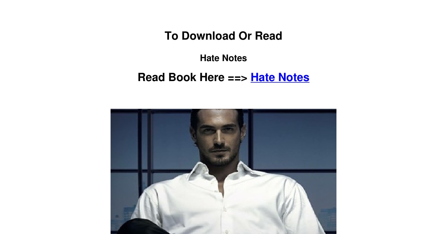 Download EPUB Hate Notes by Vi Keeland.pdf | DocDroid