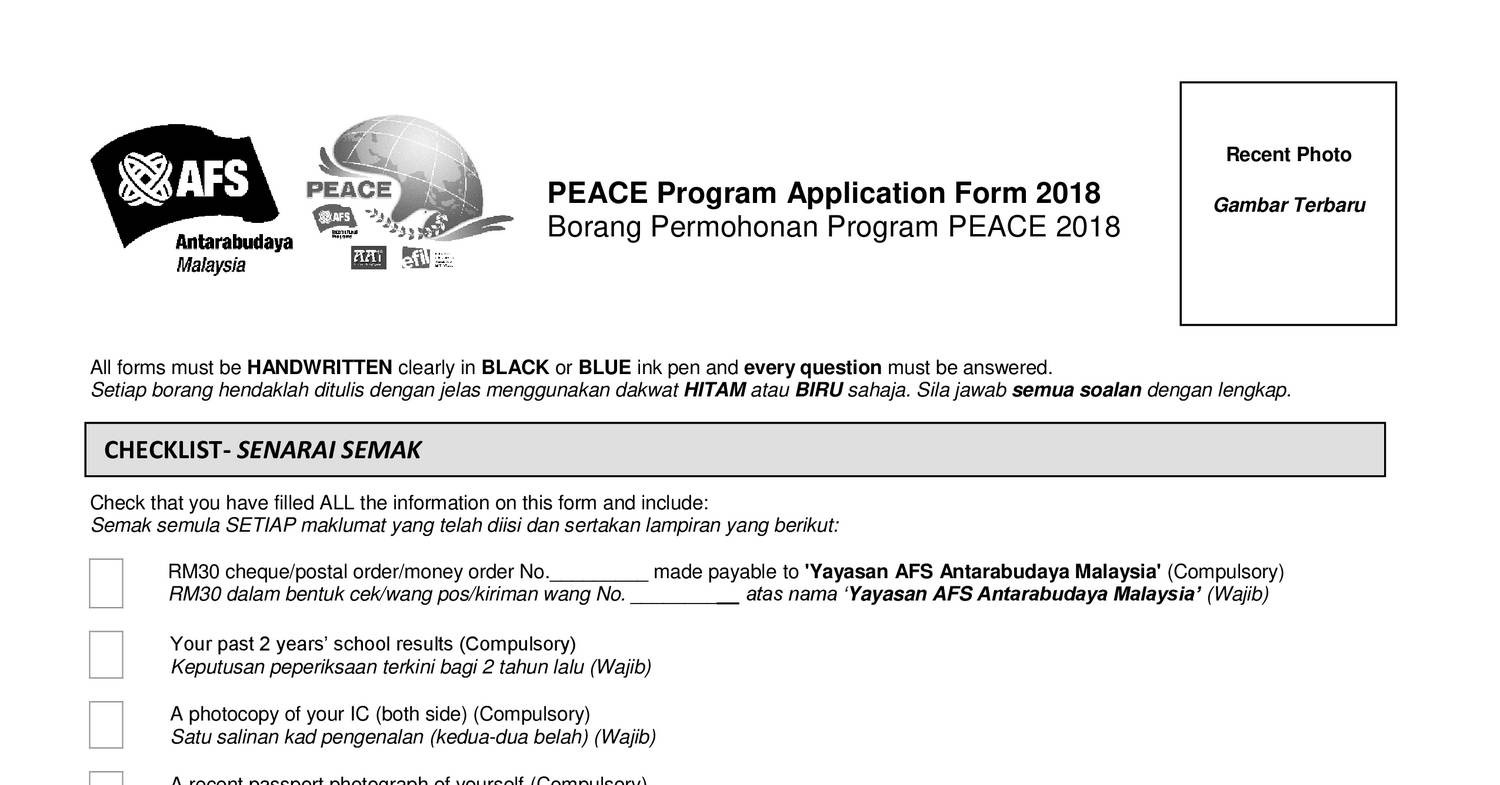 PEACE Program form.pdf | DocDroid