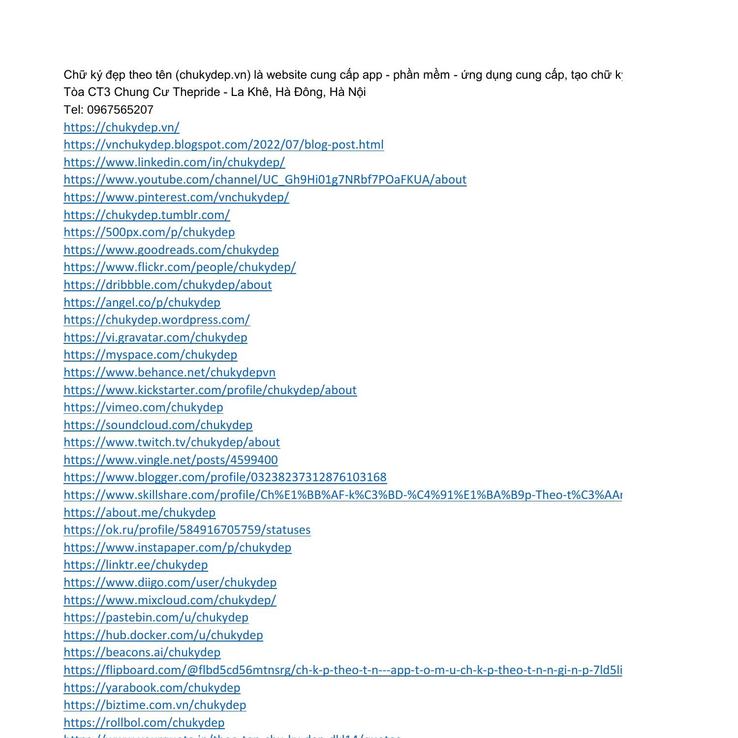 Chữ ký đẹp theo tên.xlsx | DocDroid