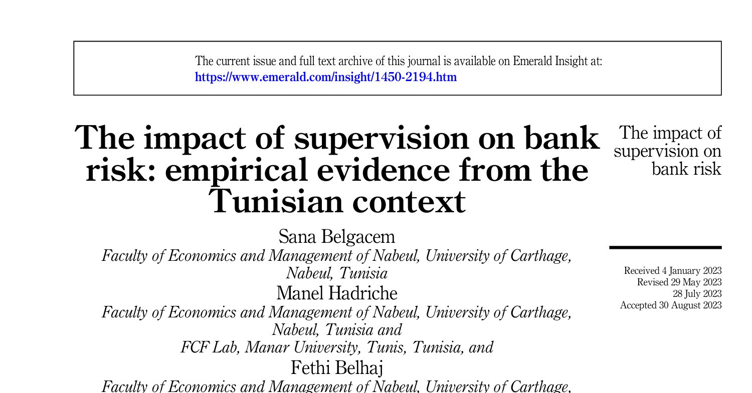 The-impact-of-supervision-on-bank-risk-empirical-evidence-from-the-Tunisian-context.pdf | DocDroid