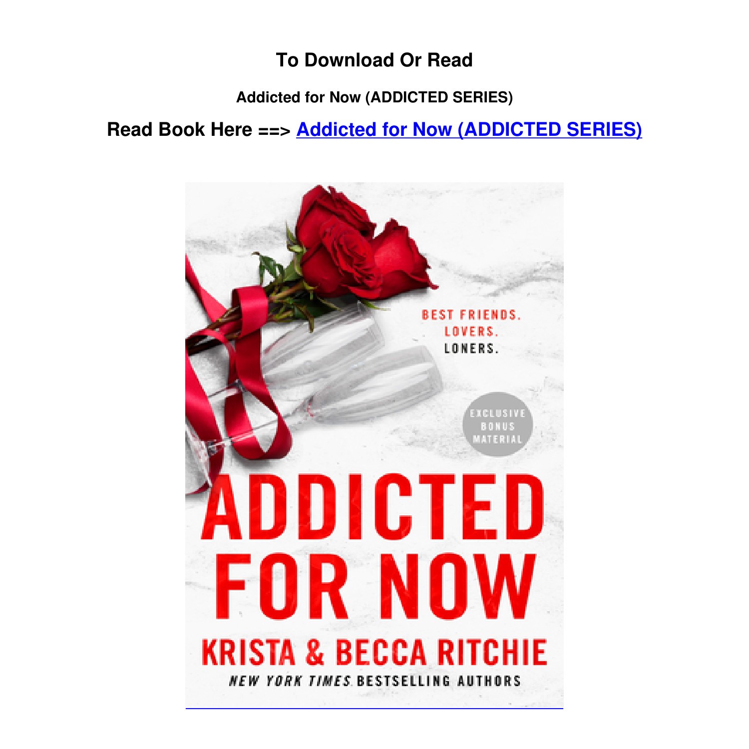 epub Download Addicted for Now ADDICTED SERIES by Krista Ritchie.pdf ...