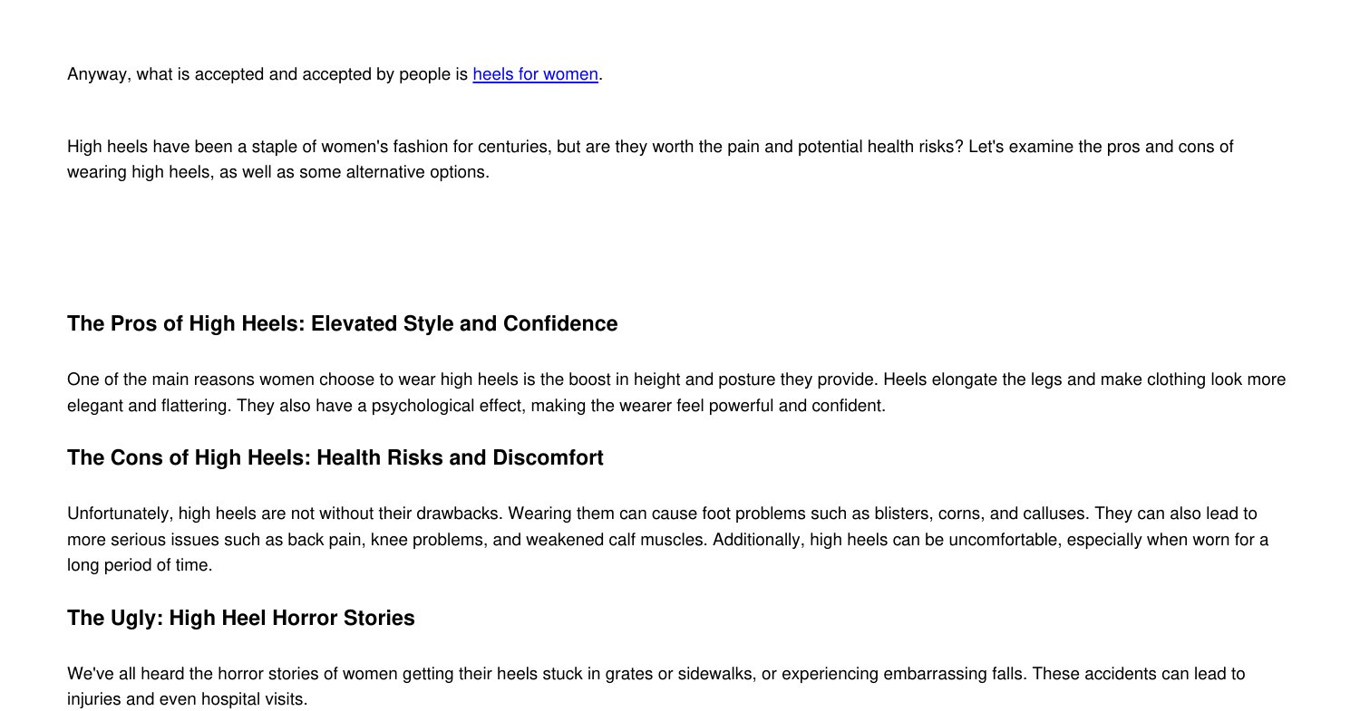 The Pros and Cons of Wearing High Heels: A Must-Read for Women Everywhere.pdf | DocDroid