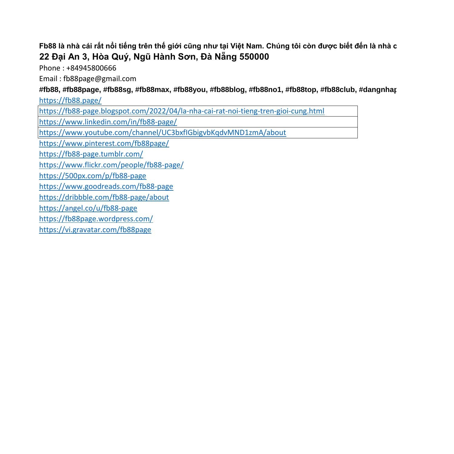 FB88 - Link đăng nhập nhà cái fb88 chính thức năm 2022.xlsx | DocDroid