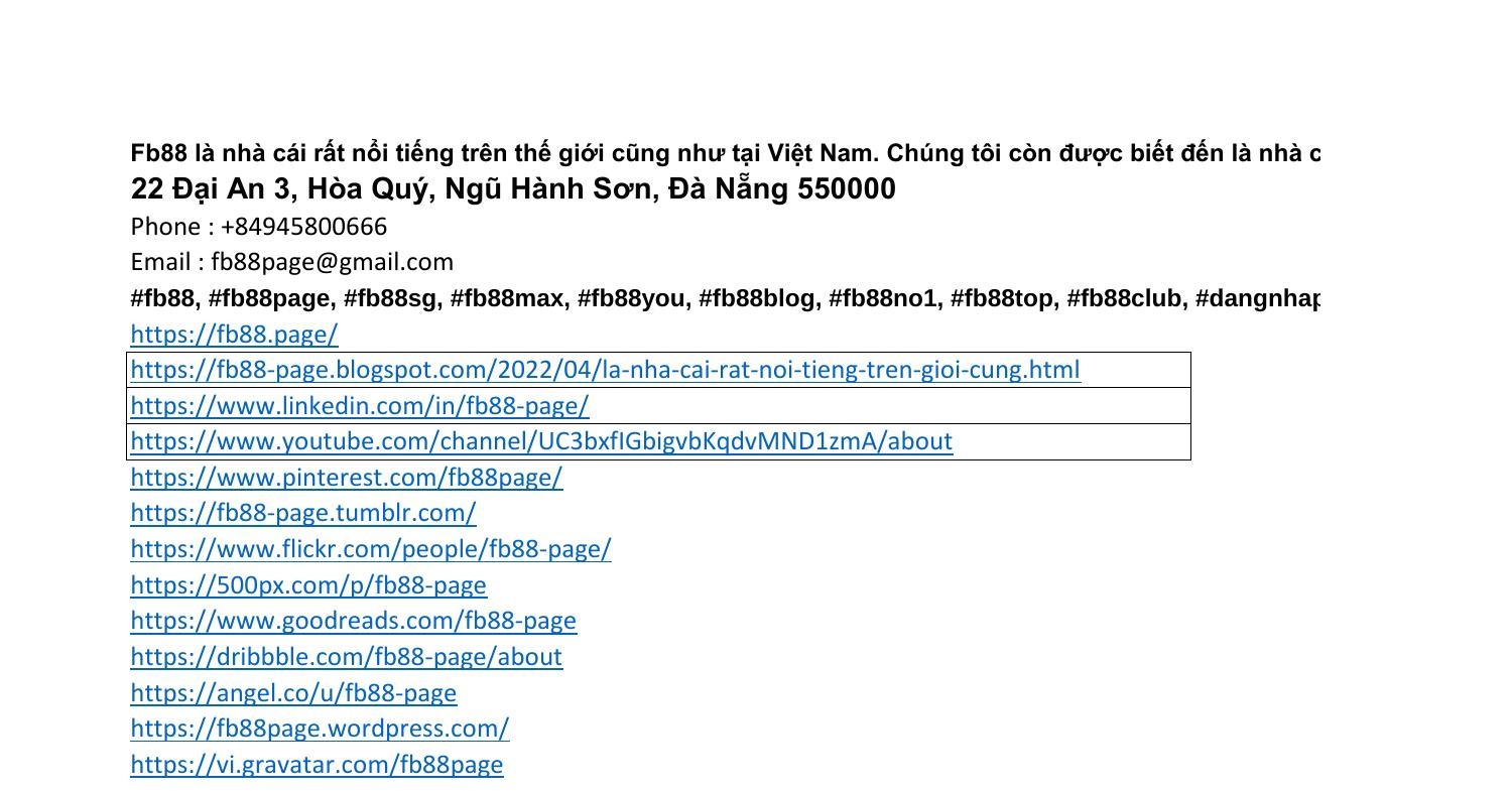 FB88 - Link đăng nhập nhà cái fb88 chính thức năm 2022.xlsx | DocDroid