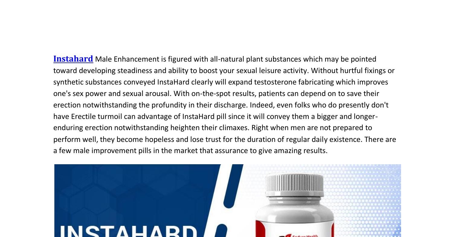 InstaHard Male Enhancement Reviews.pdf | DocDroid