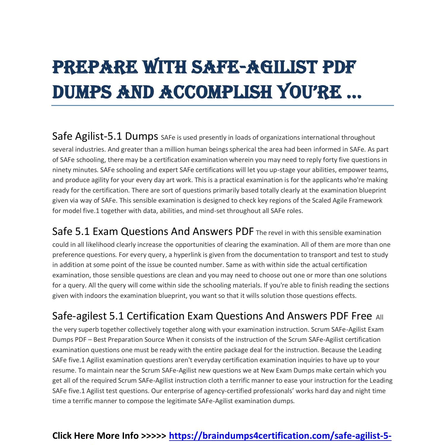 Safe 5.1 Exam Questions And Answers PDF.pdf | DocDroid