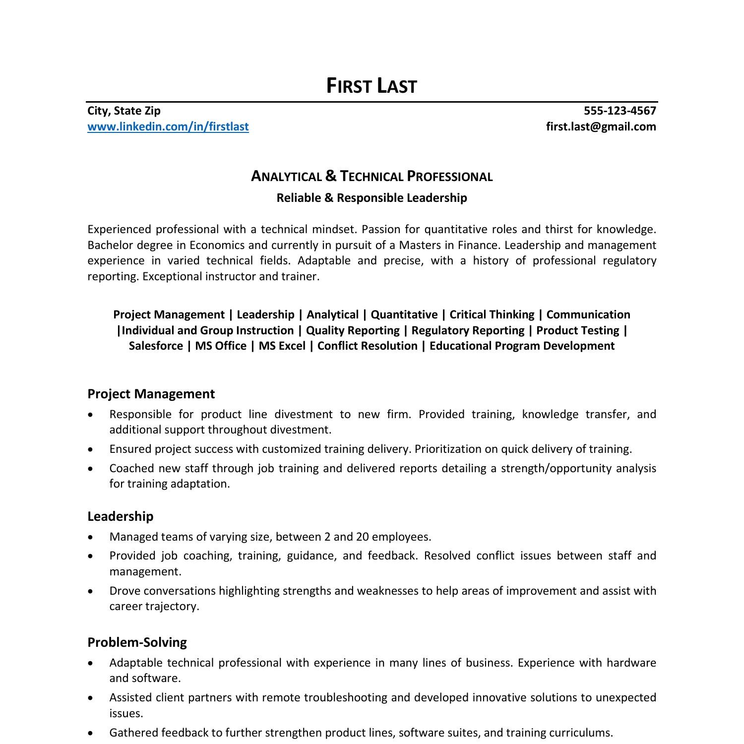 Generic Resume.pdf | DocDroid