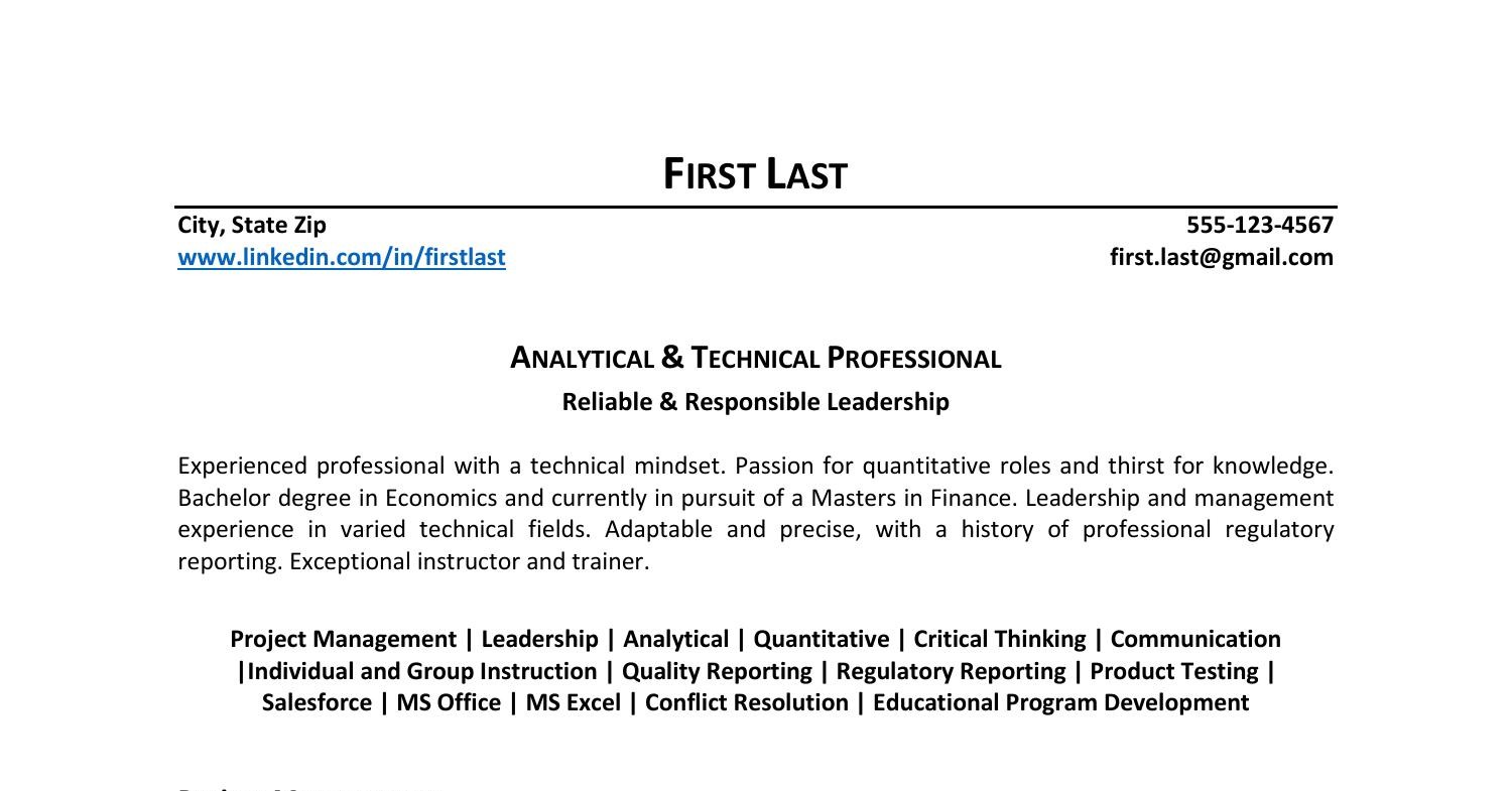 Generic Resume.pdf | DocDroid