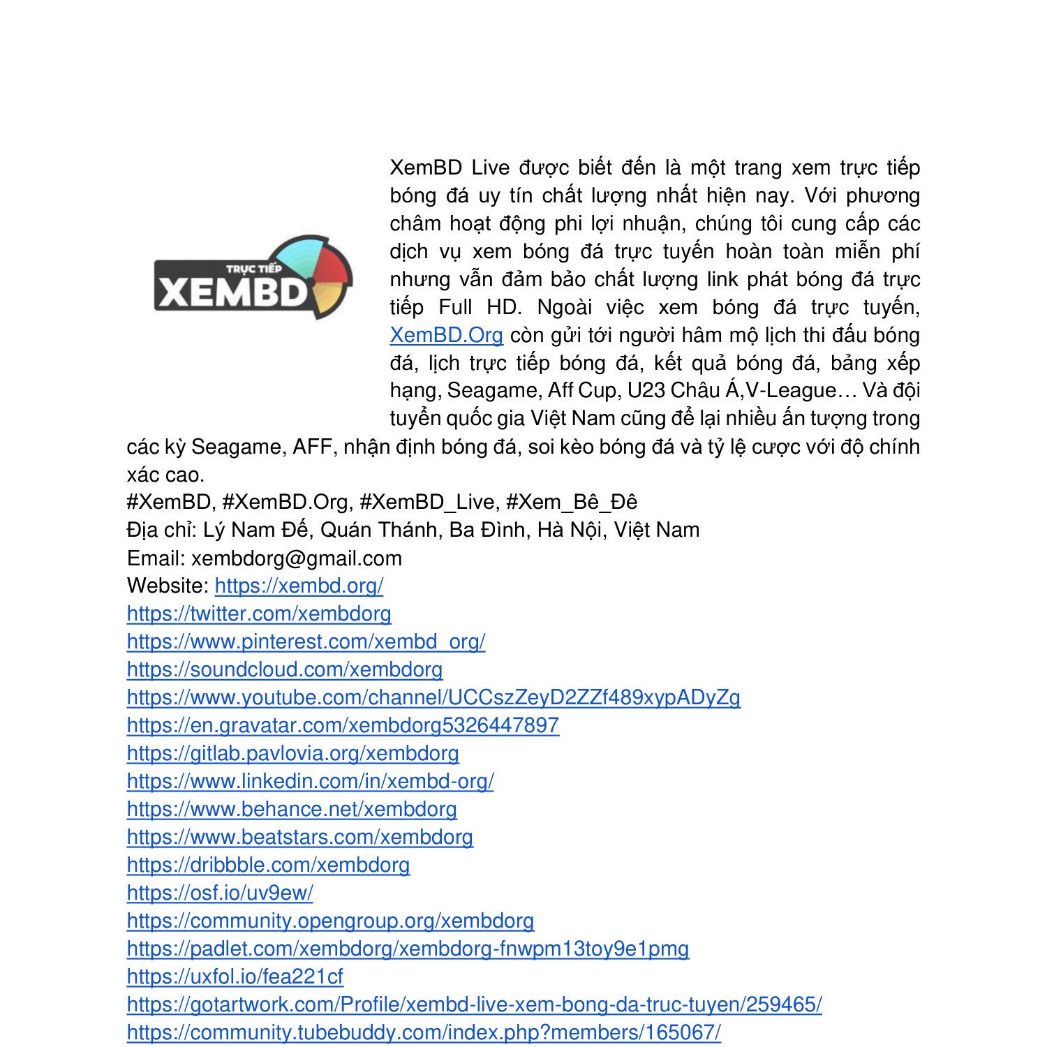 XemBD Live - Xem Bóng Đá Trực Tuyến.docx | DocDroid