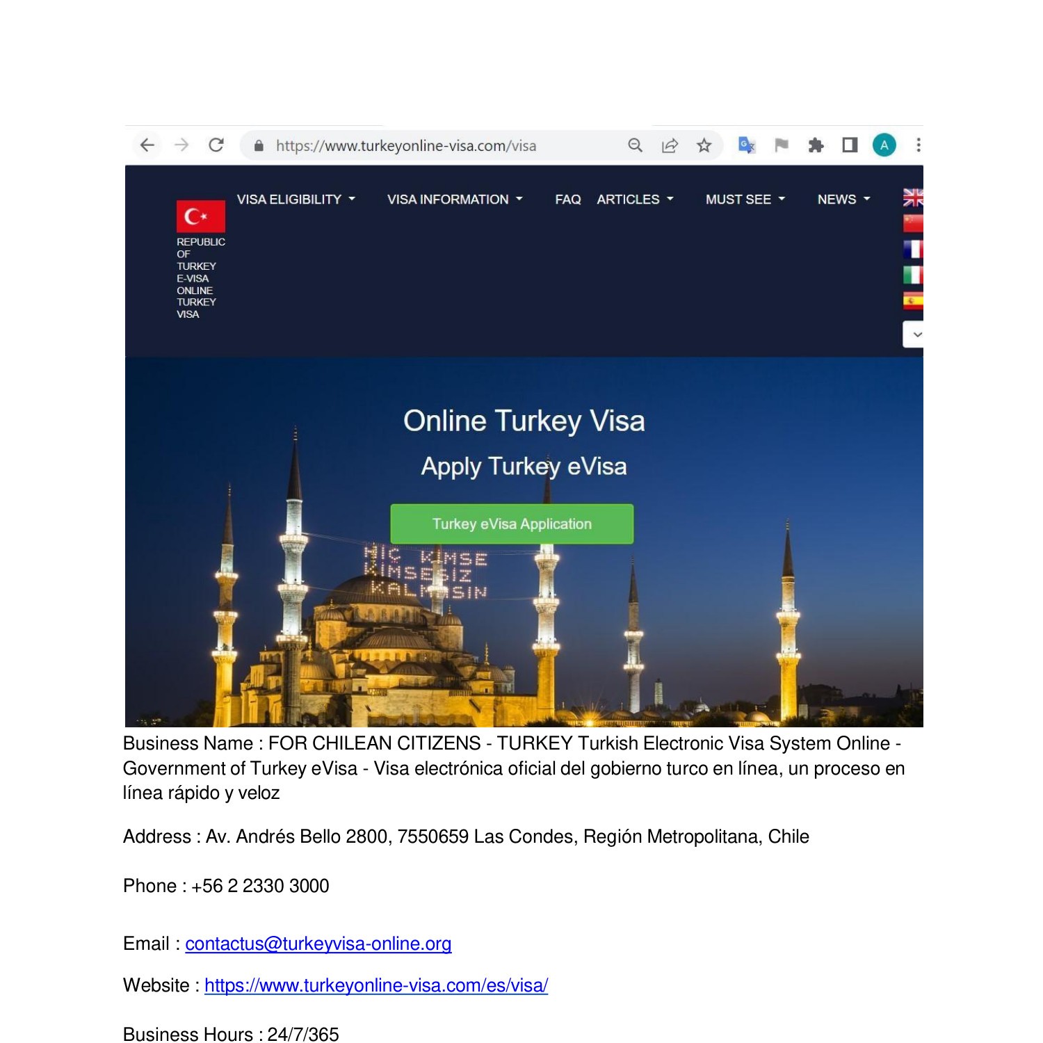 TURKEY Turkish Electronic Visa System Online.pptx | DocDroid