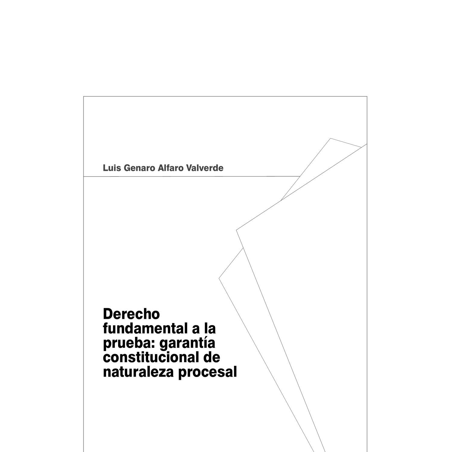 ALFARO, Luis. Derecho Fundamental a la Prueba.pdf | DocDroid
