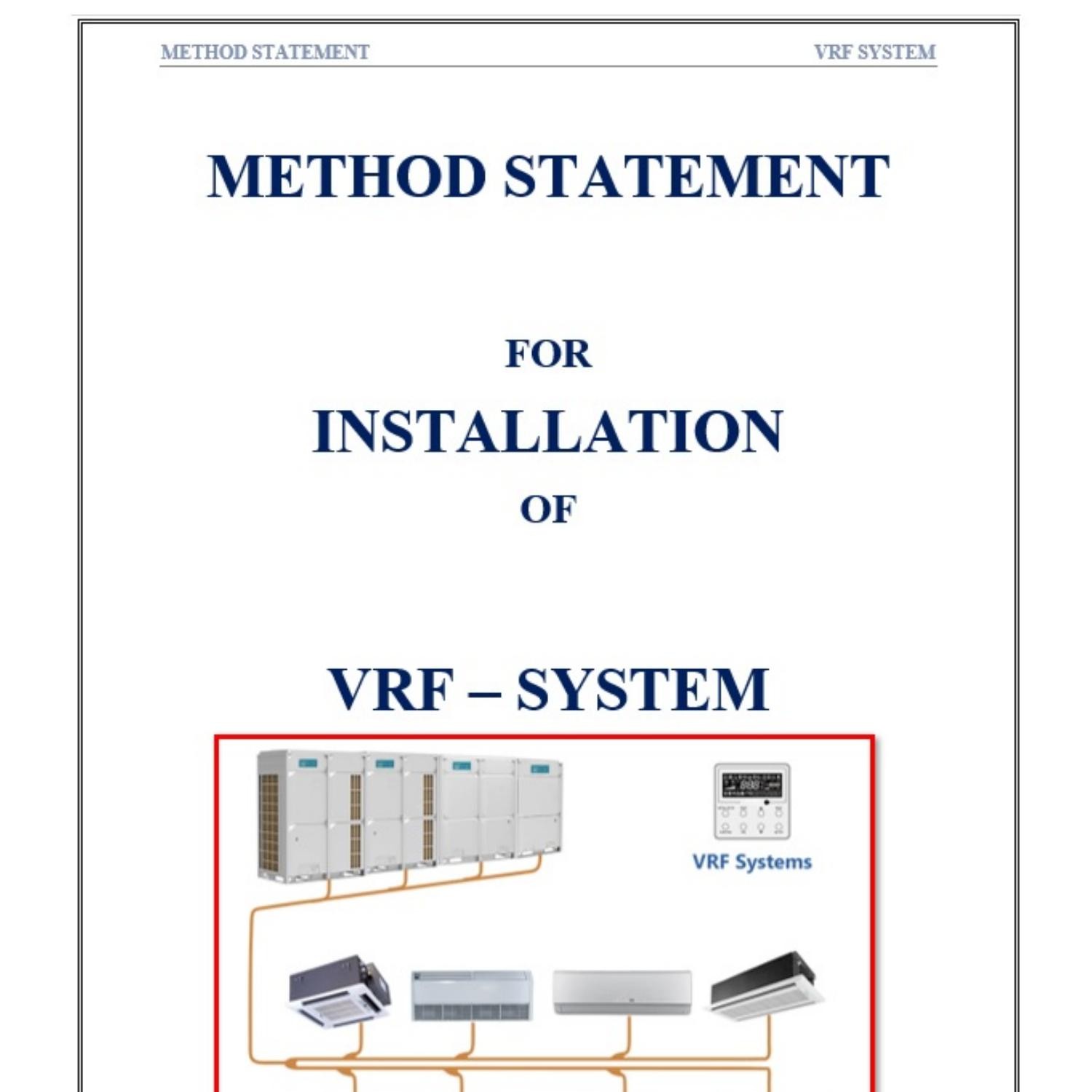Method-Statement-for-Installation-of-VRF-System.pdf | DocDroid