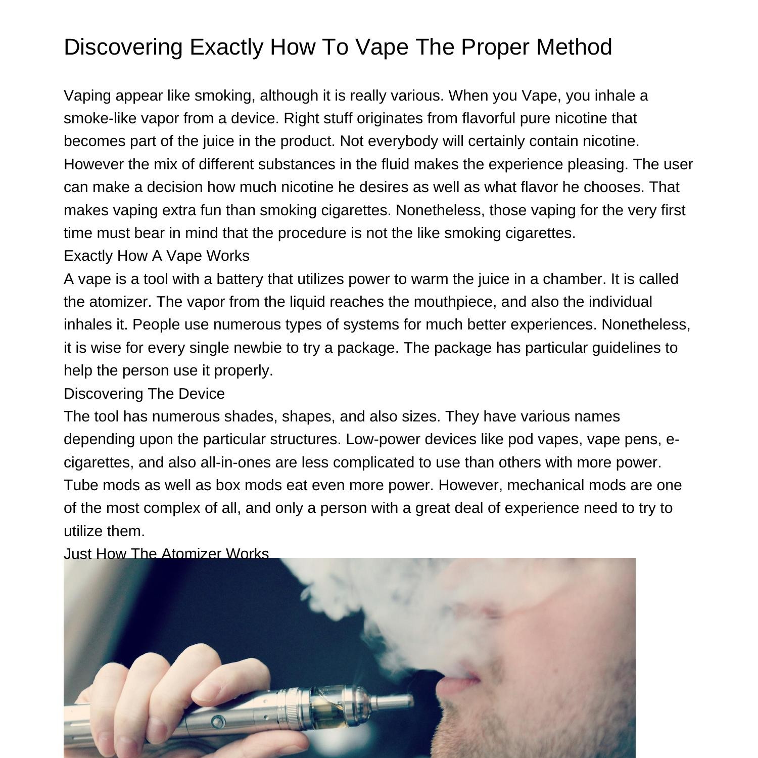 Recognizing How A Vape Functionspwssj.pdf.pdf | DocDroid