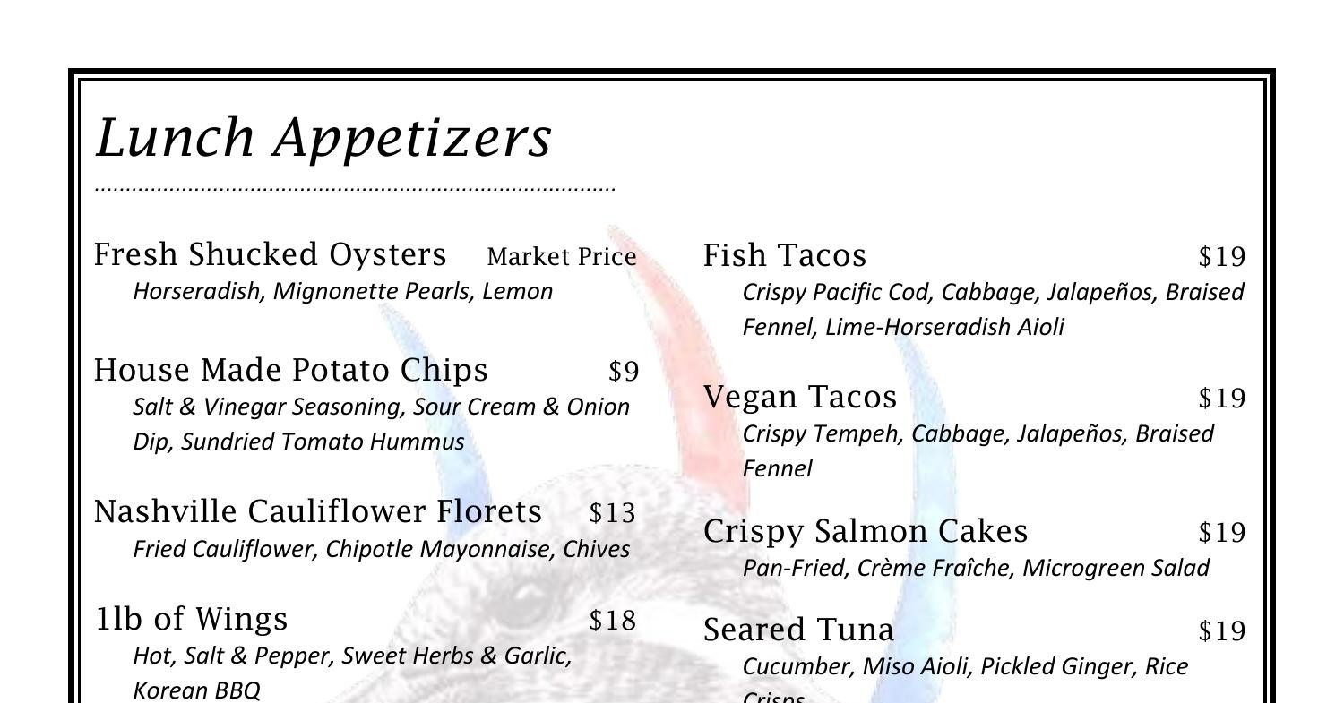 Kingfishers Lunch Menu 2022 Final.pdf | DocDroid