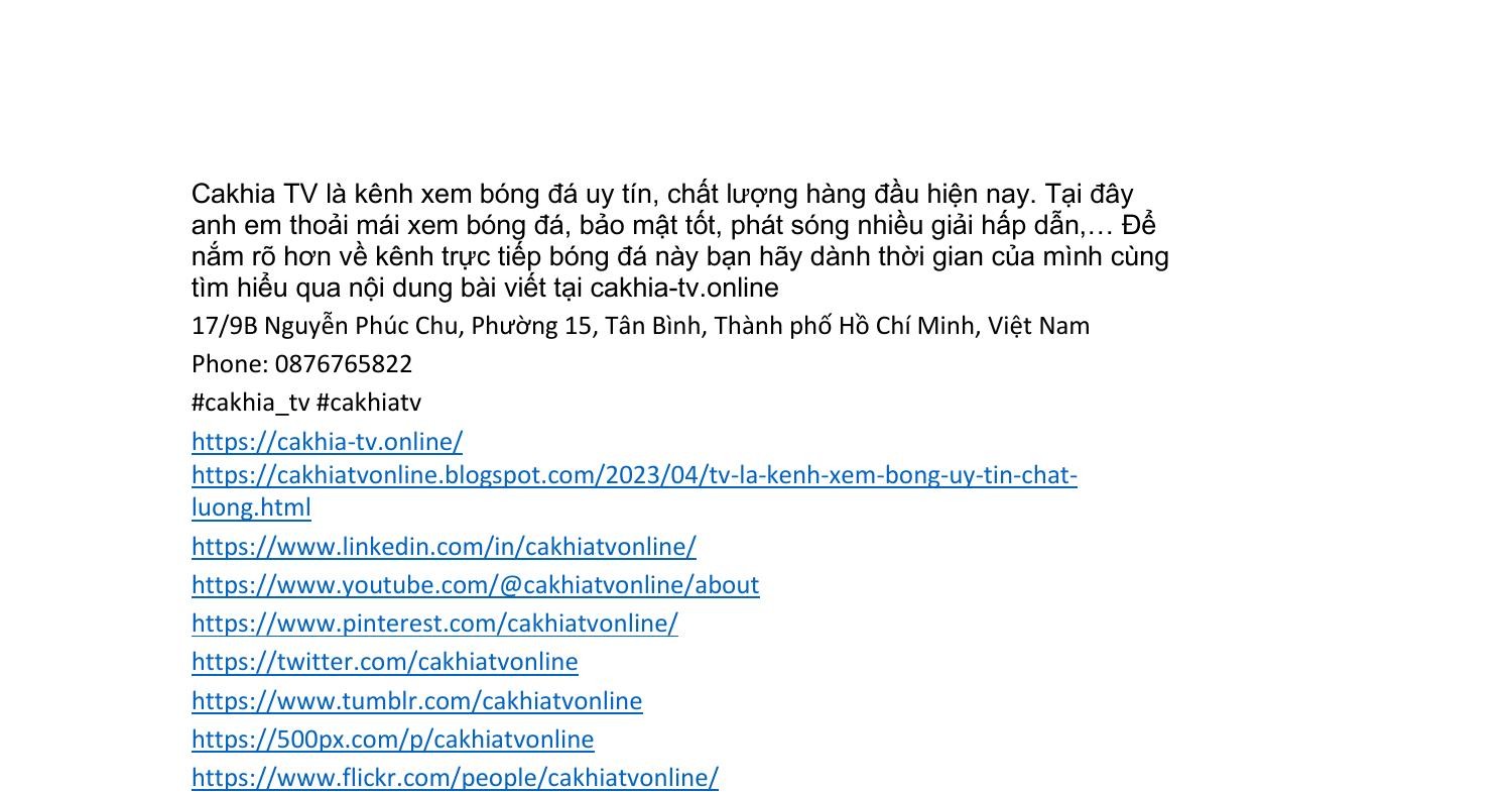 Cakhia TV.docx | DocDroid