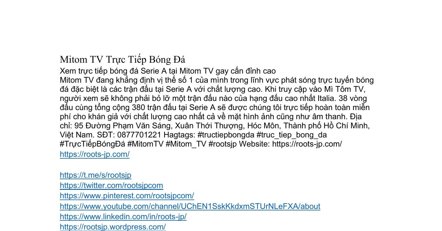 Mitom TV Trực Tiếp Bóng Đá.docx | DocDroid