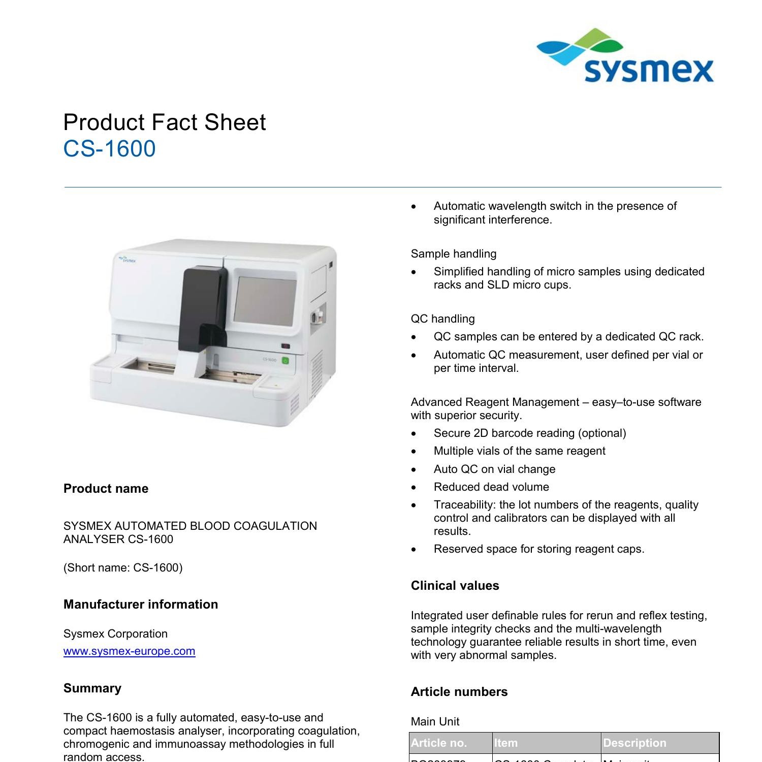 PFS CS-1600.pdf | DocDroid