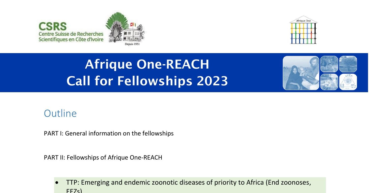 Call for fellowships_Afrique One-REACH 2023_18 04 23_fin (1).pdf | DocDroid