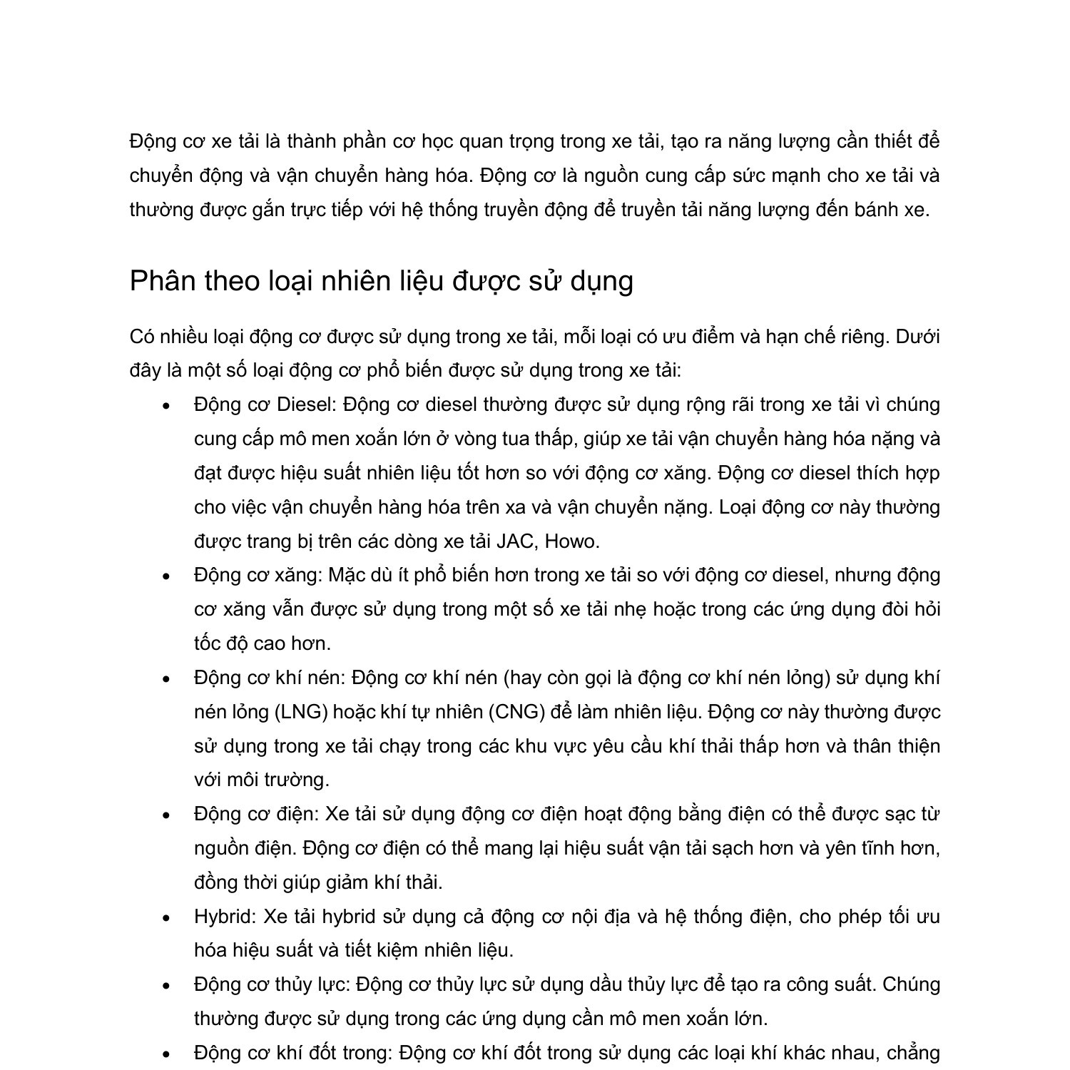 Tìm hiểu các loại động cơ xe tải - Sức mạnh điều khiển hàng hóa.pdf | DocDroid