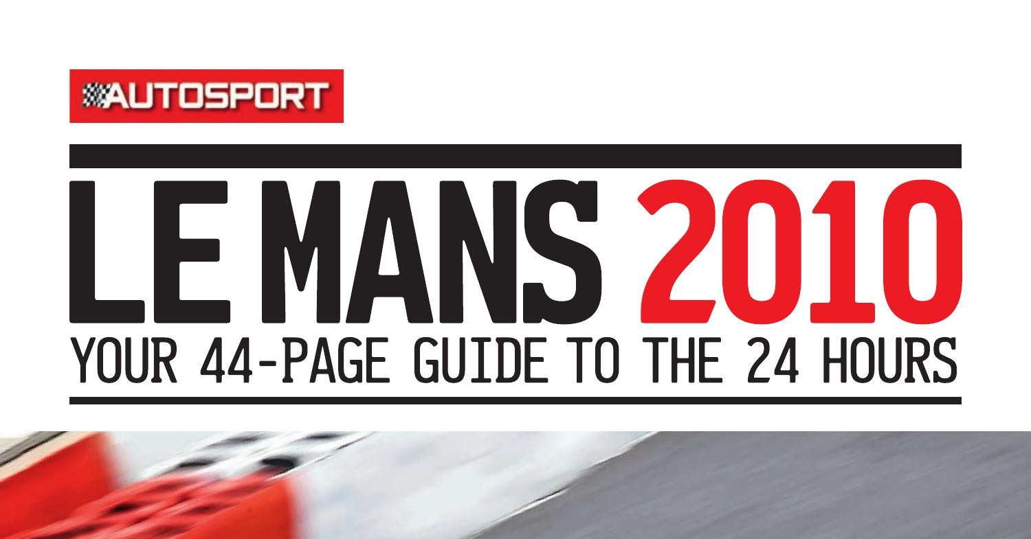 AUTOSPORT- LE MANS GUIDE.pdf | DocDroid
