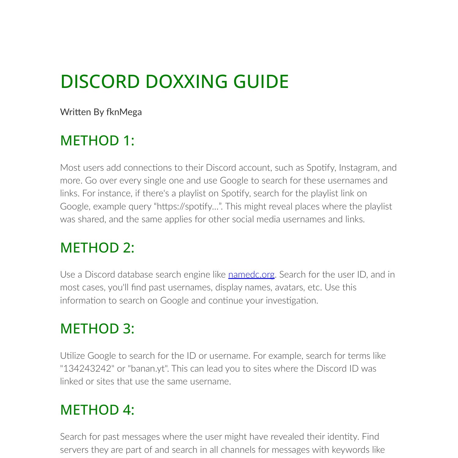 Discord Doxxing Guide.pdf | DocDroid