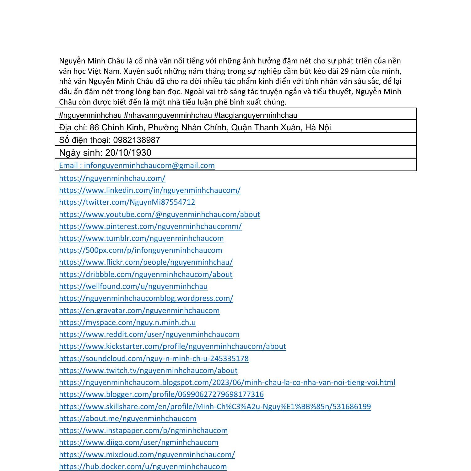 Nguyễn Minh Châu là cố nhà văn nổi tiếng với những ảnh hưởng đậm nét cho sự phát triển của nền ...