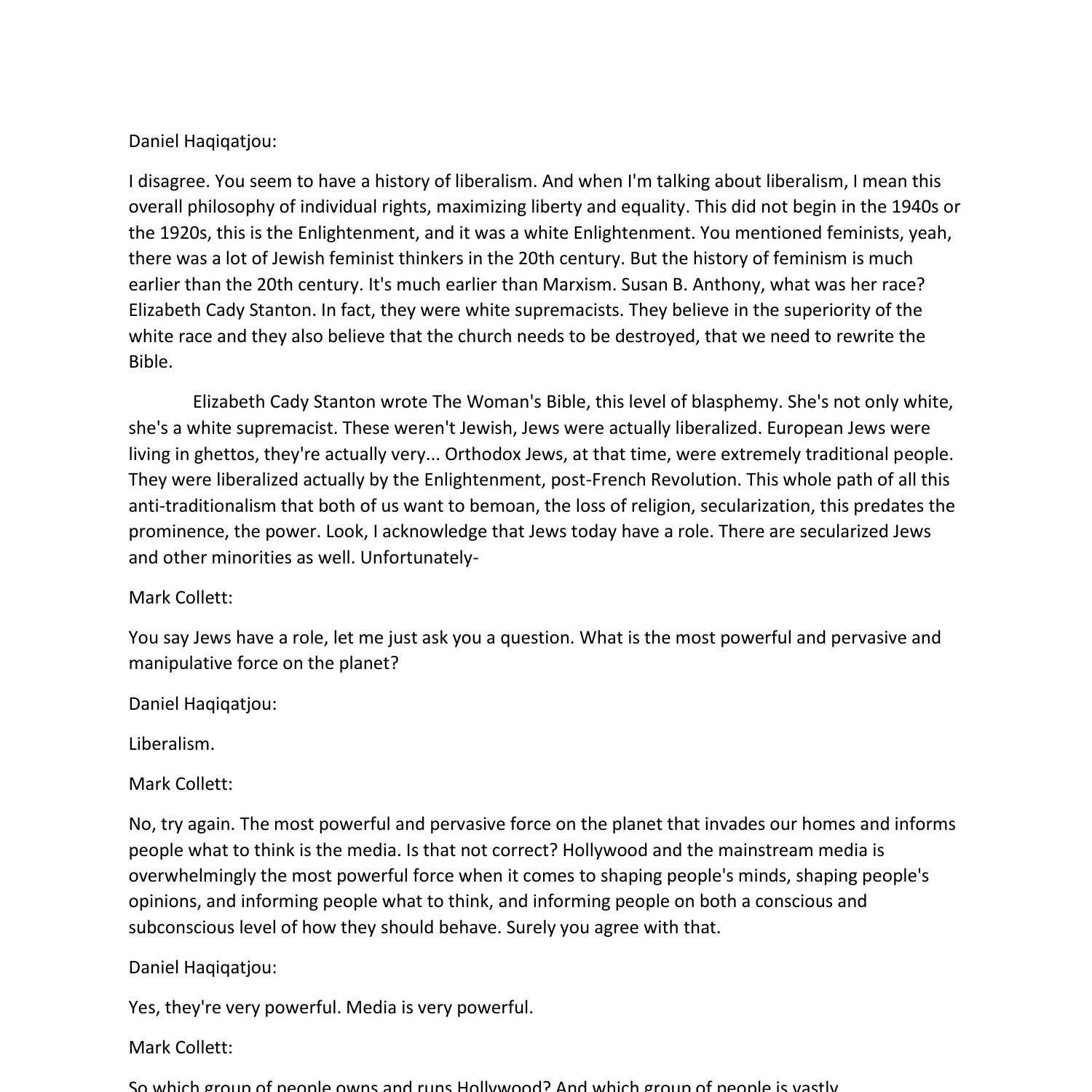 Transcript Excerpt: Liberalism or Jews to blame?.pdf | DocDroid