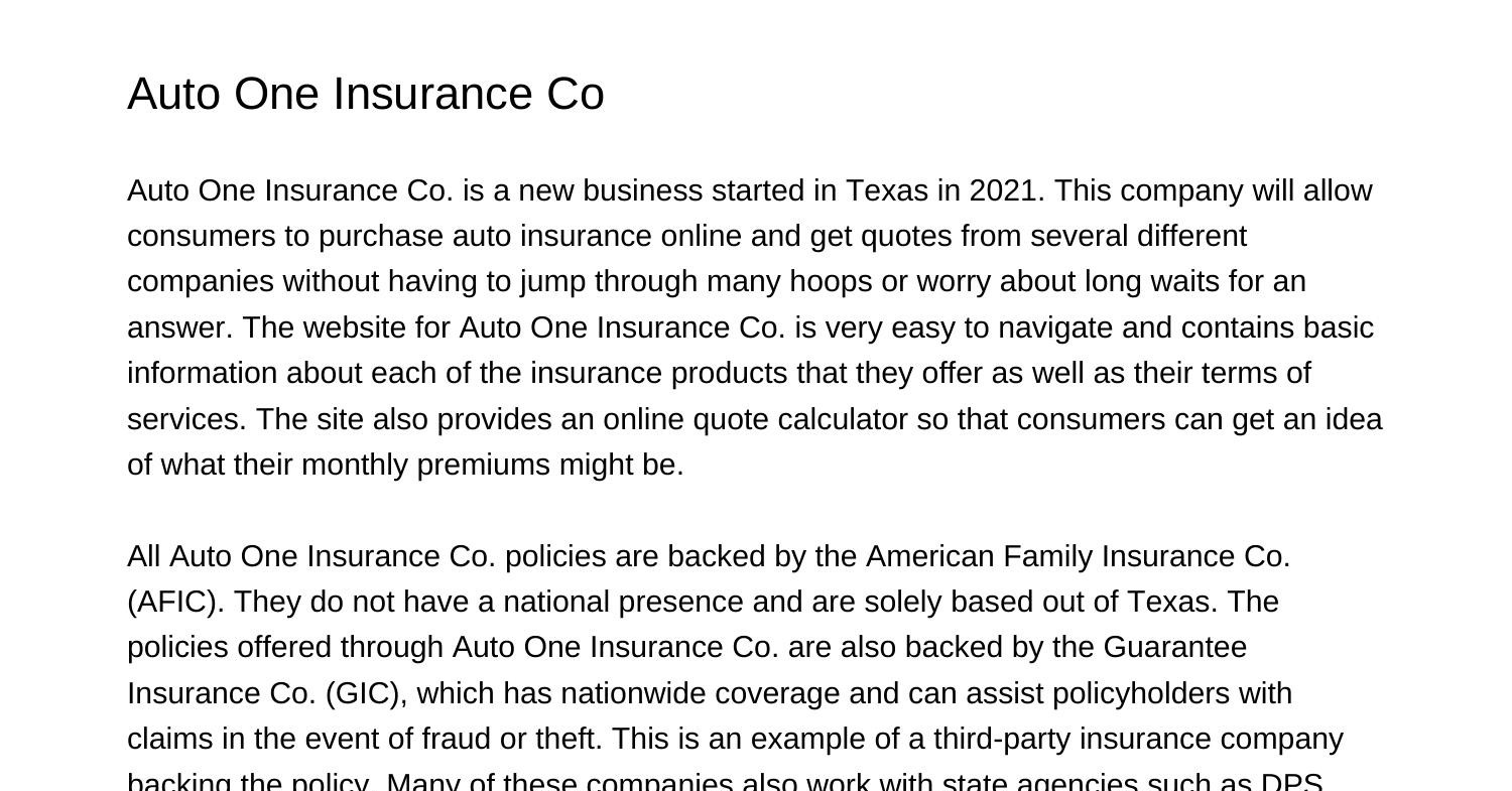 Auto One Insurance Comjehs.pdf.pdf | DocDroid