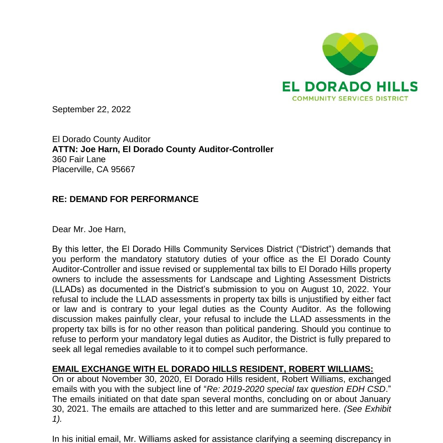District Demand Letter to County Auditor Joe Harn - 9-22-2022.pdf ...