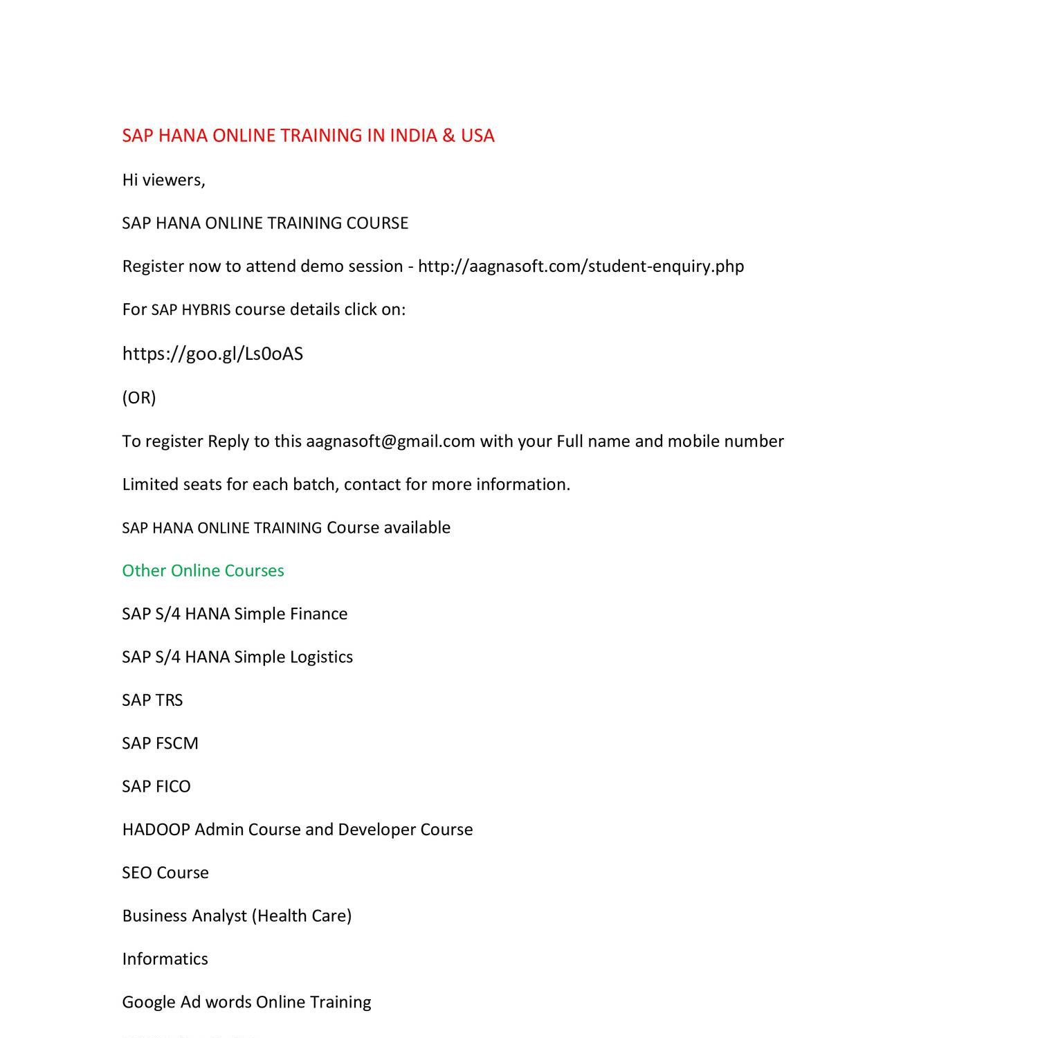 SAP HANA 1 docx DocDroid