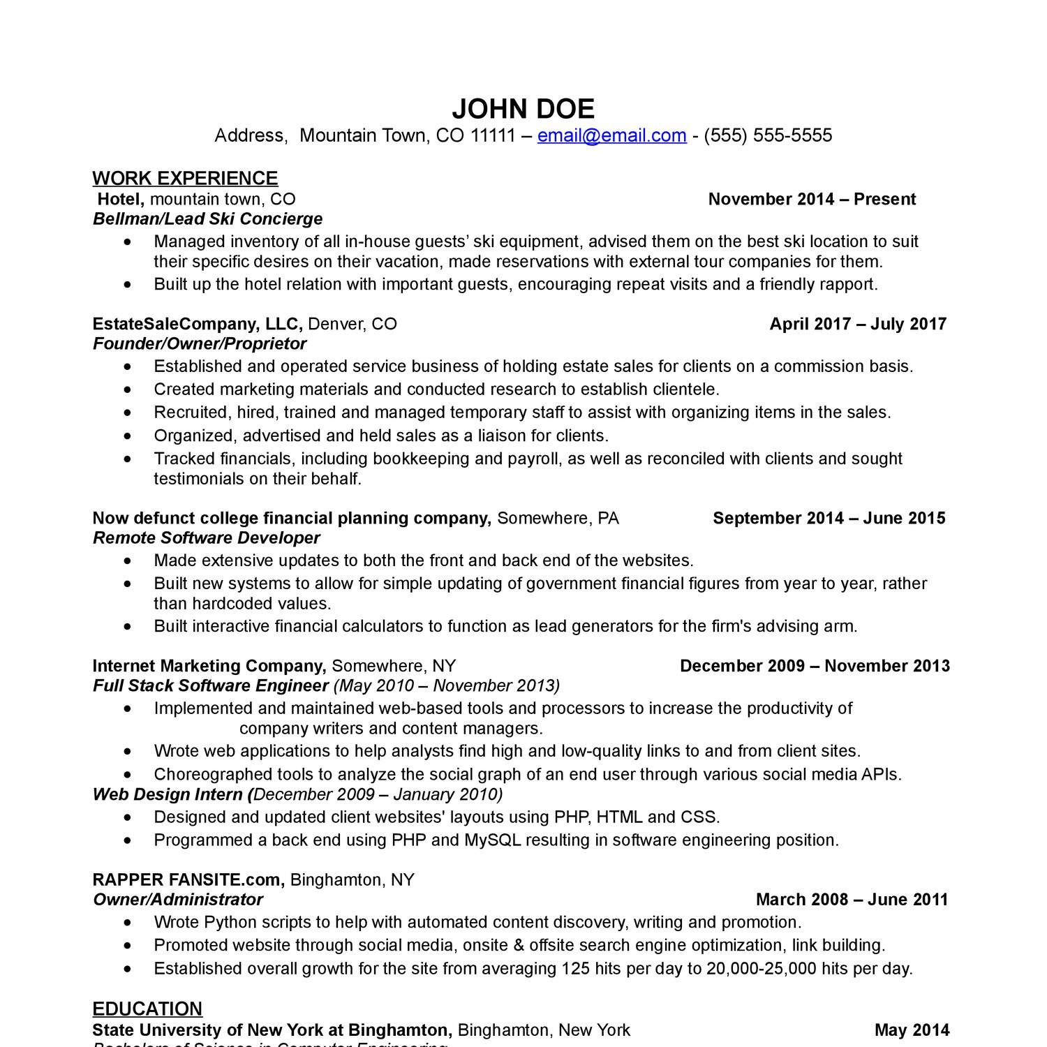 resume anon.pdf | DocDroid