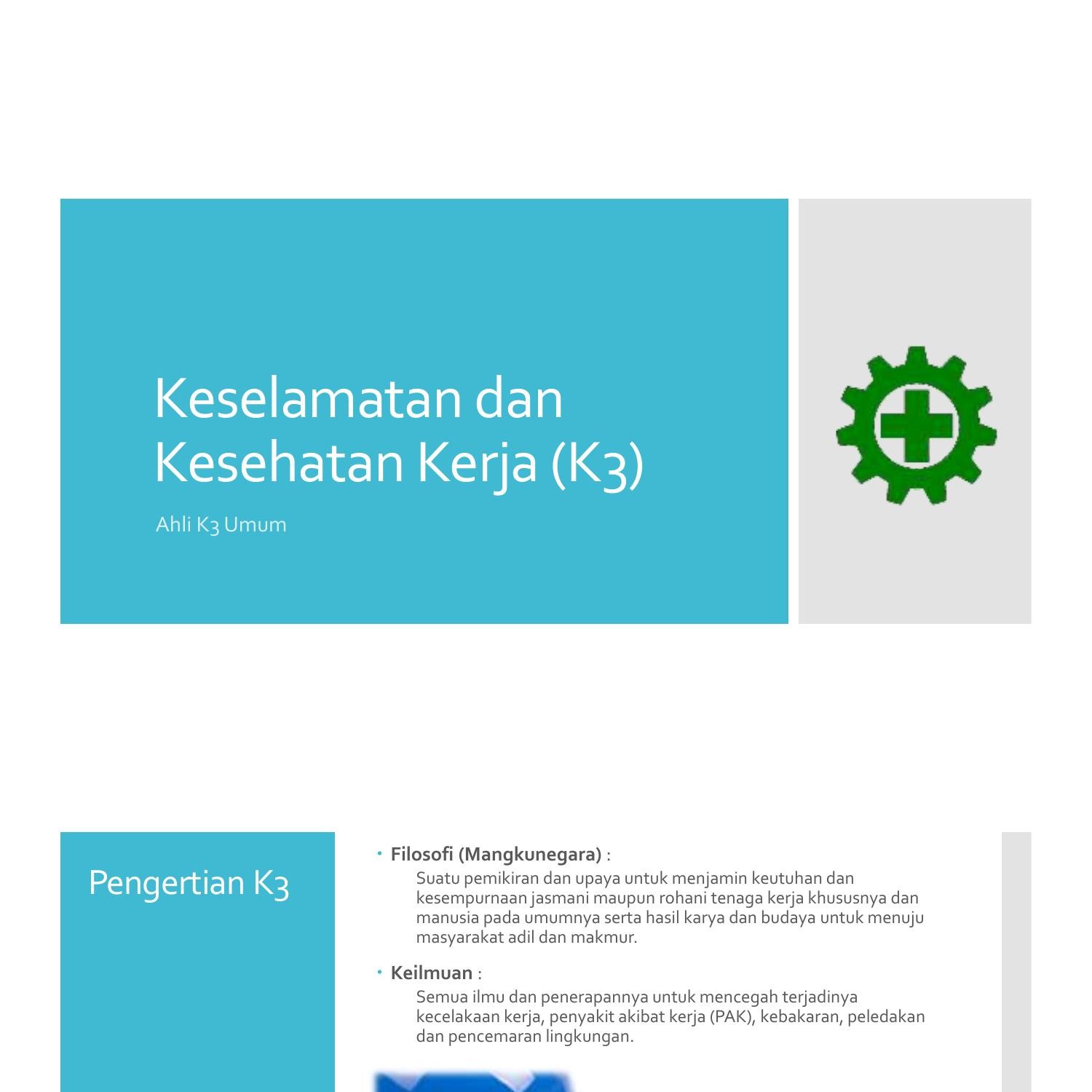 Materi K3 - Perumperindo.co.id