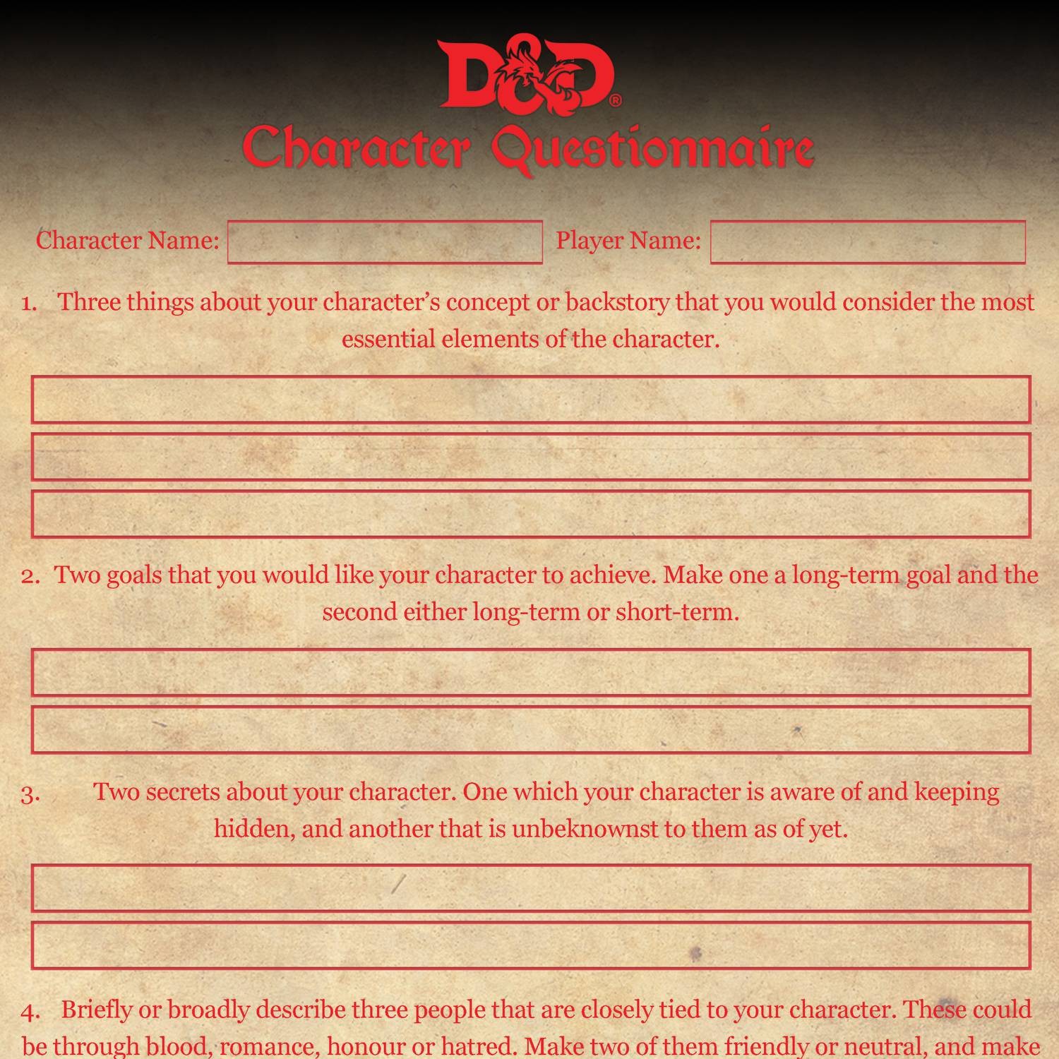 D&D Character Questionnaire (Background).pdf | DocDroid