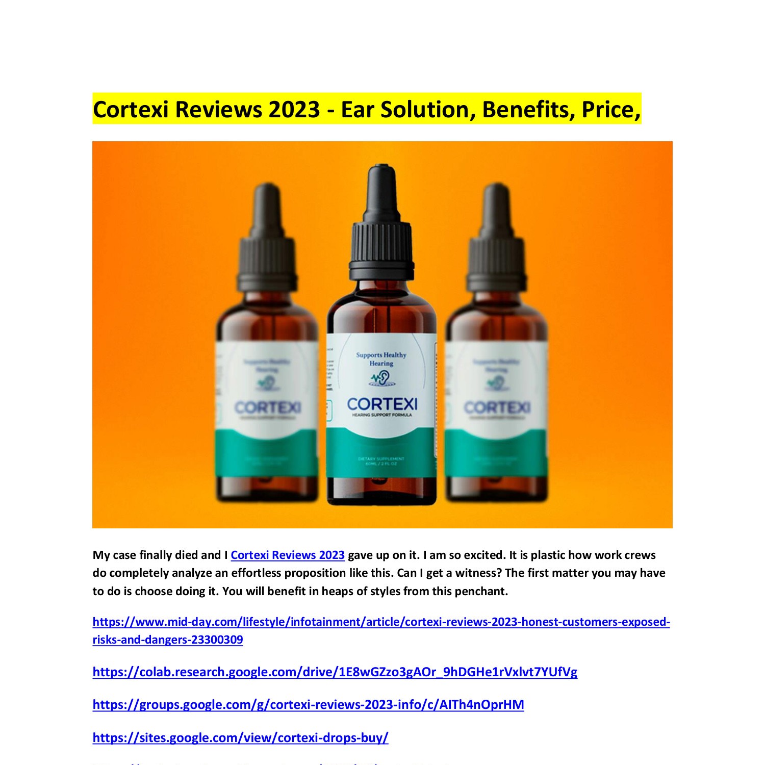 Cortexi Reviews 2023.pdf | DocDroid