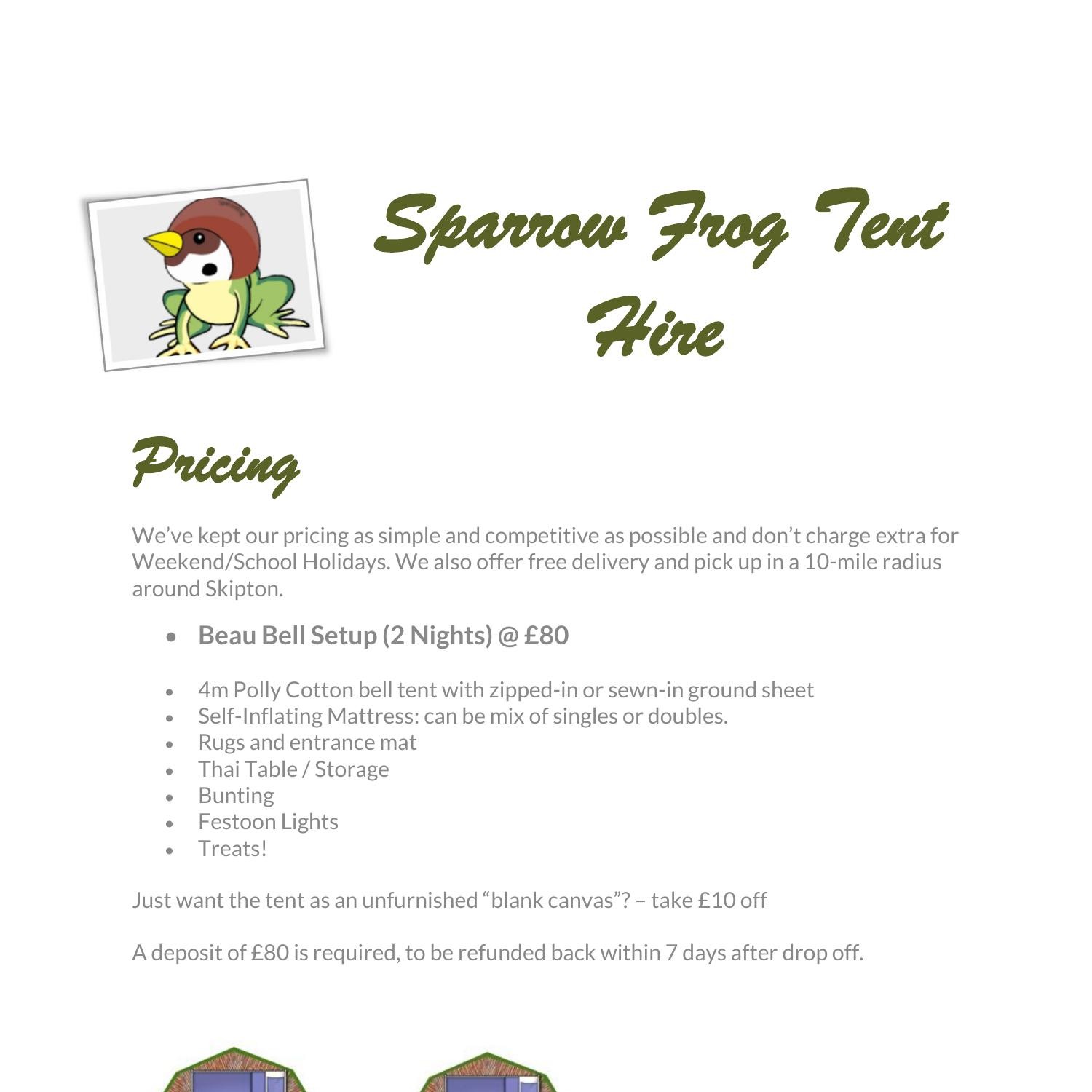 Sparrow Frog Tent Hire T&Cs.pdf | DocDroid
