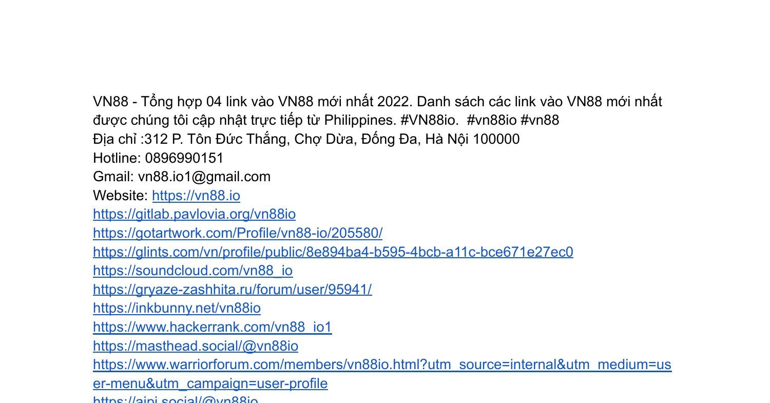 VN88 Website Chính Thức ️ Link vào VN88 Mobile 2023.pdf | DocDroid