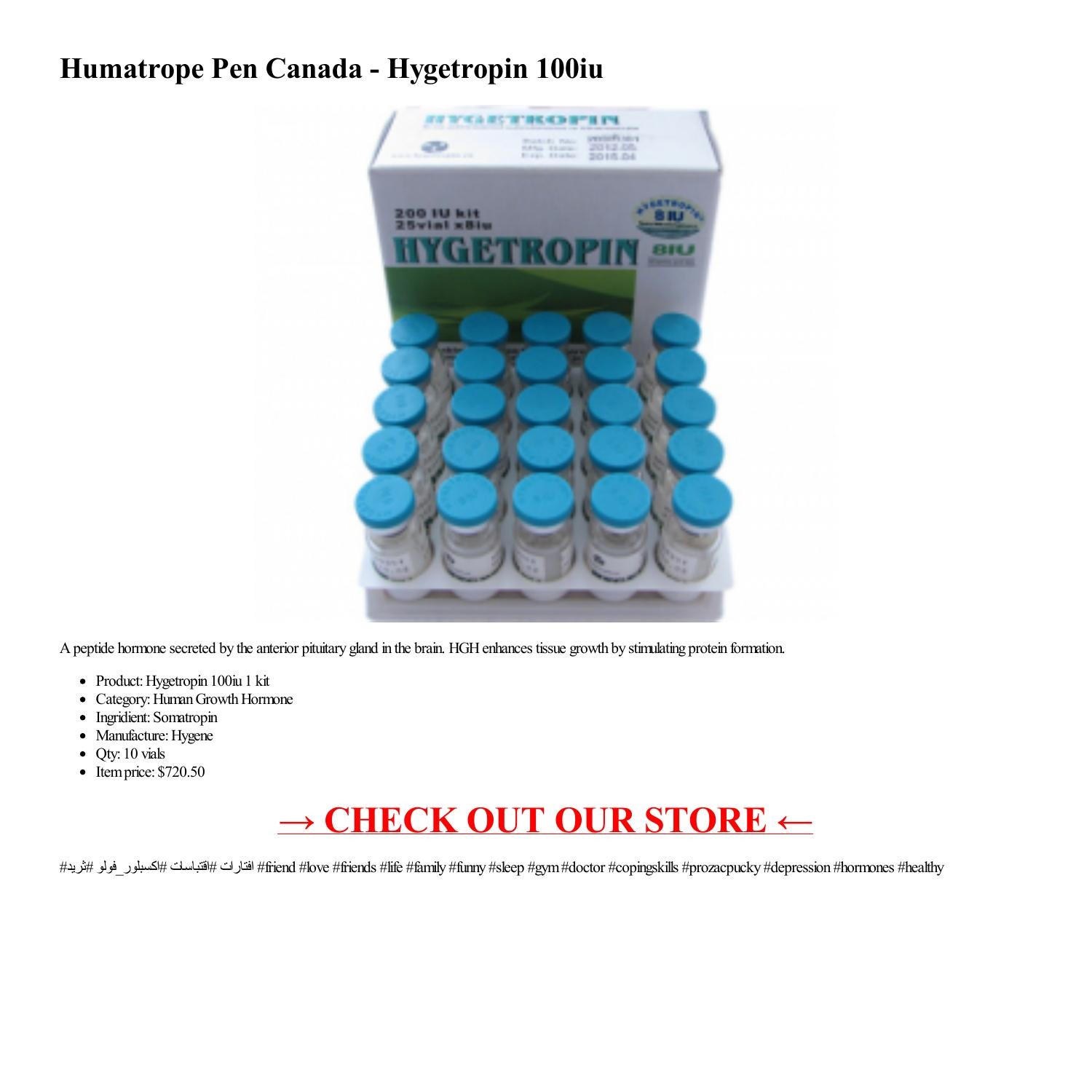 Humatrope Pen Canada - Hygetropin 100iu 10 vials 1 kit-html.pdf | DocDroid