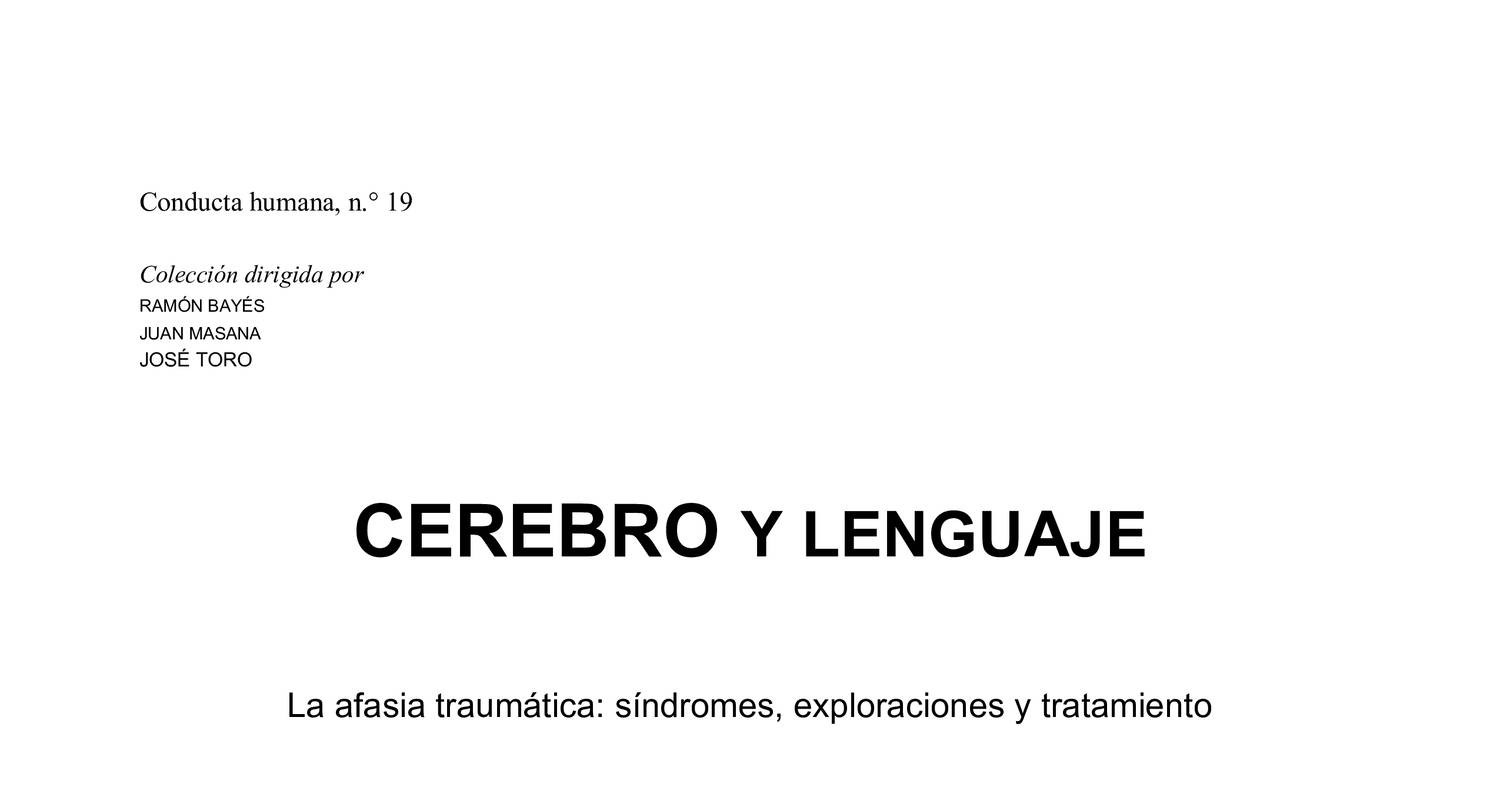 A.R. Luria. Cerebro y lenguaje.pdf | DocDroid
